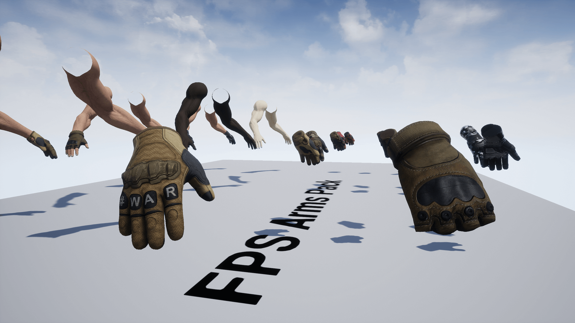 LEAKED GAME ASSETS - FPS Arms Pack