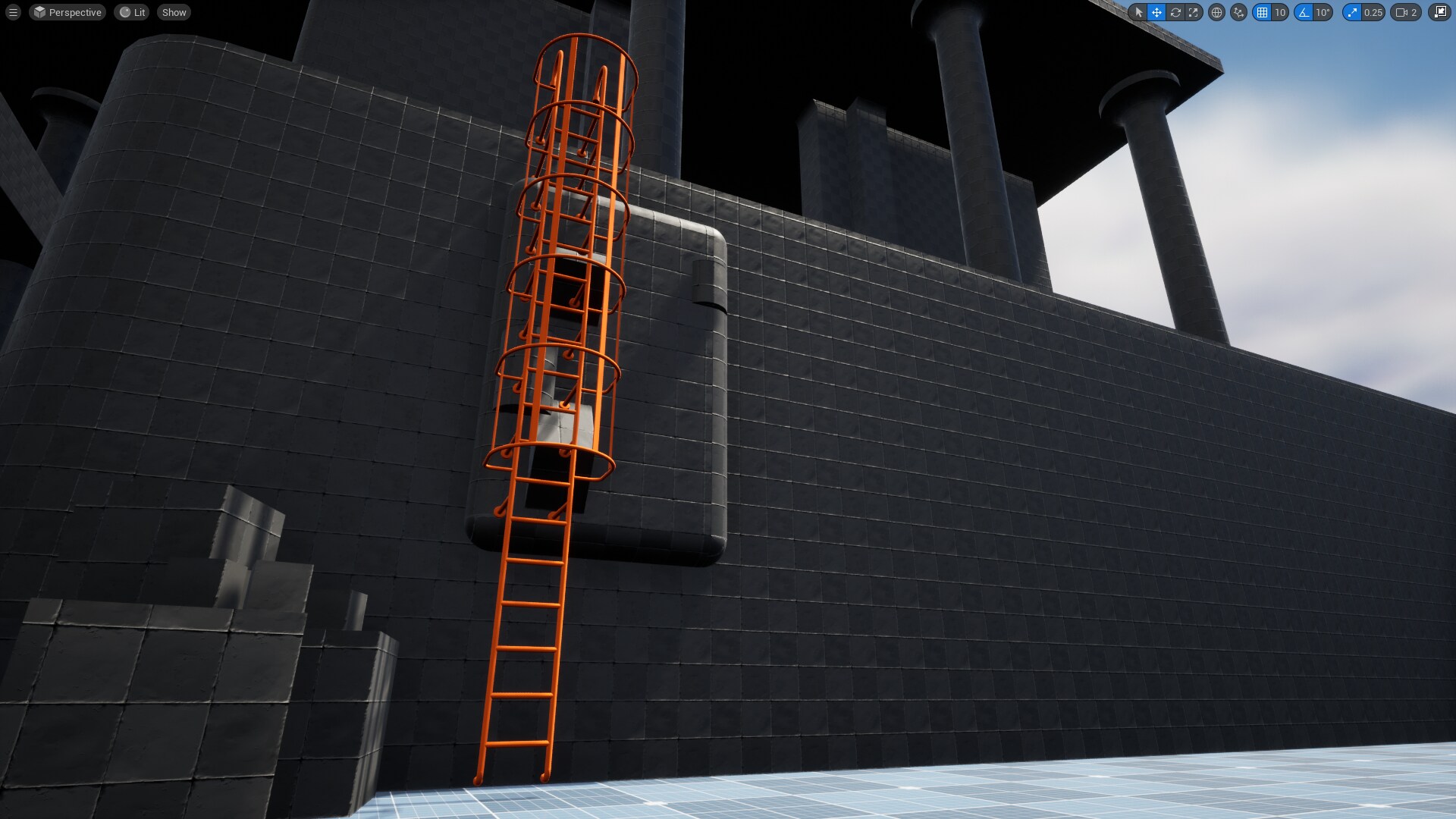 Procedural Ladder System in Blueprints - UE Marketplace