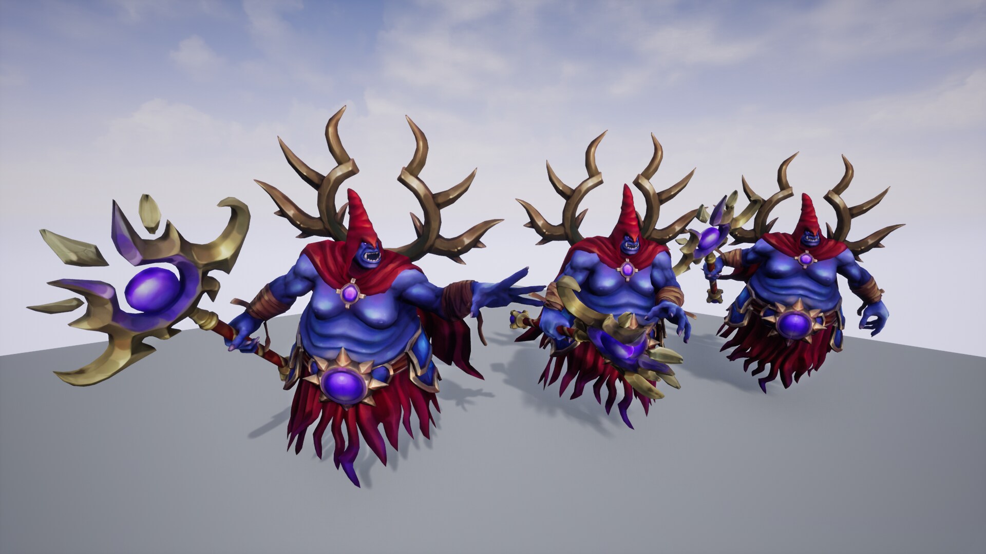 Stylized Demon Summoner, 카테고리 캐릭터 - UE 마켓플레이스