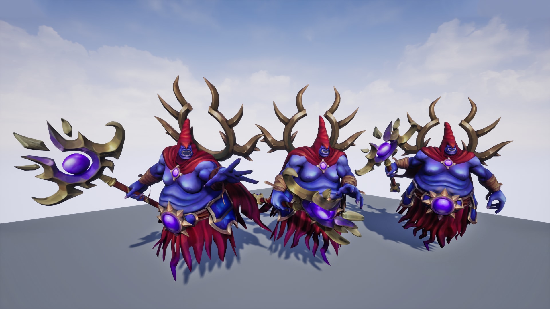 Stylized Demon Summoner in Characters - UE Marketplace