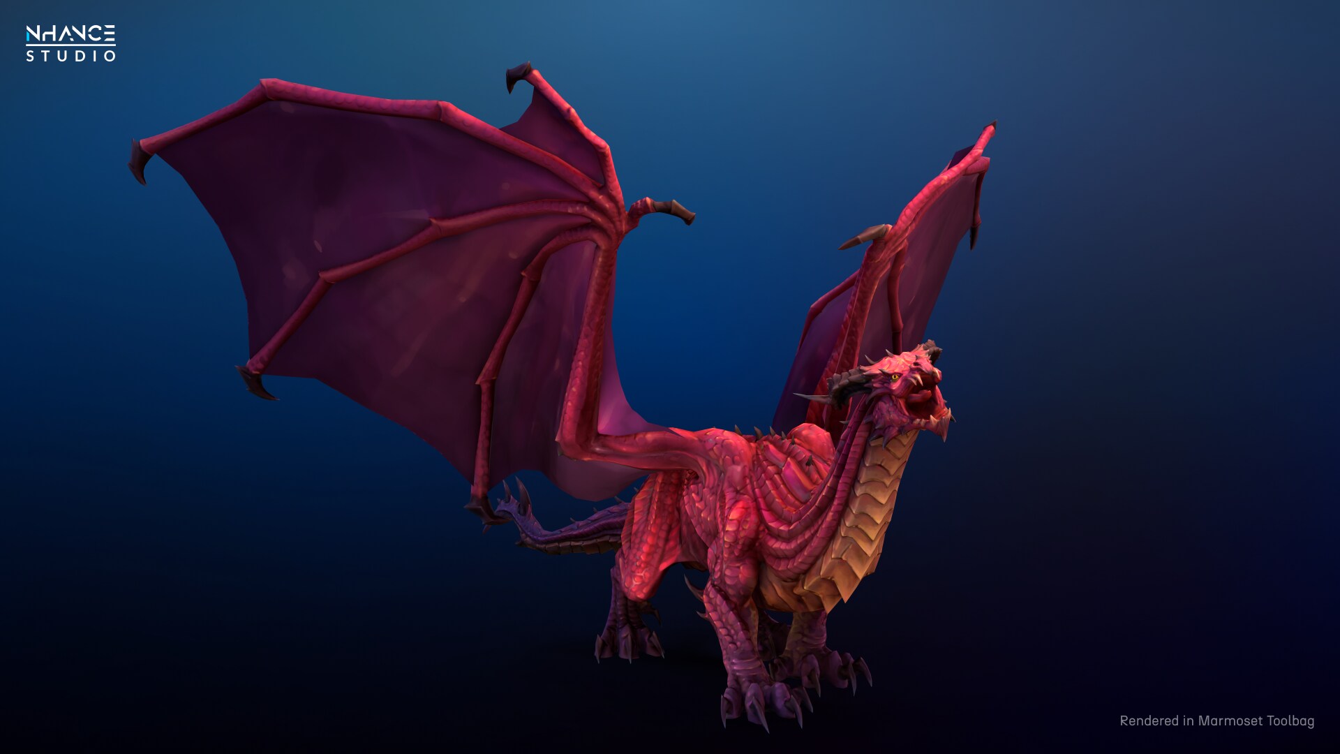 Stylized Fantasy Dragon in Characters - UE Marketplace