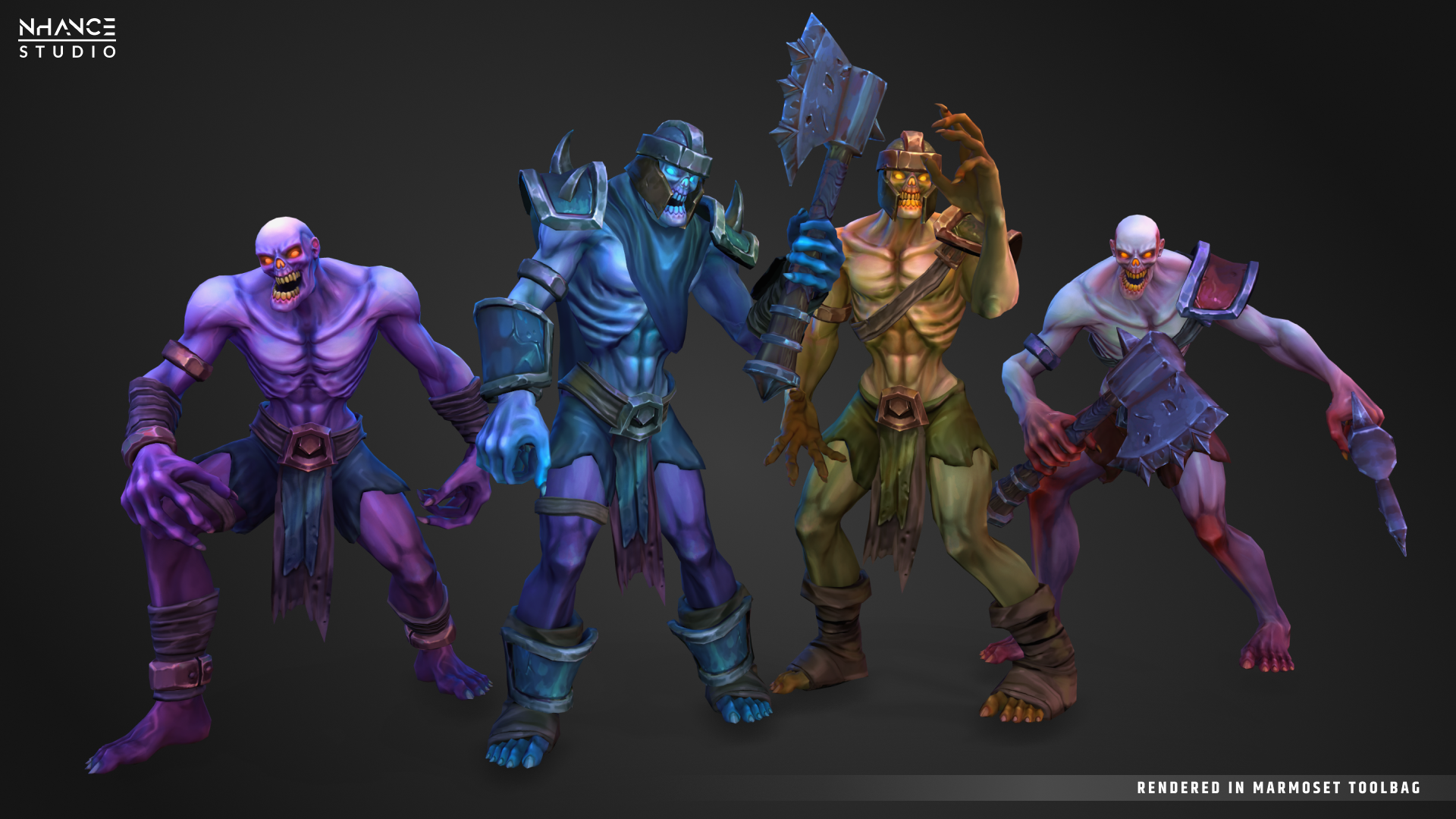 Modular Fantasy Stylized Zombie Hero in Characters - UE Marketplace