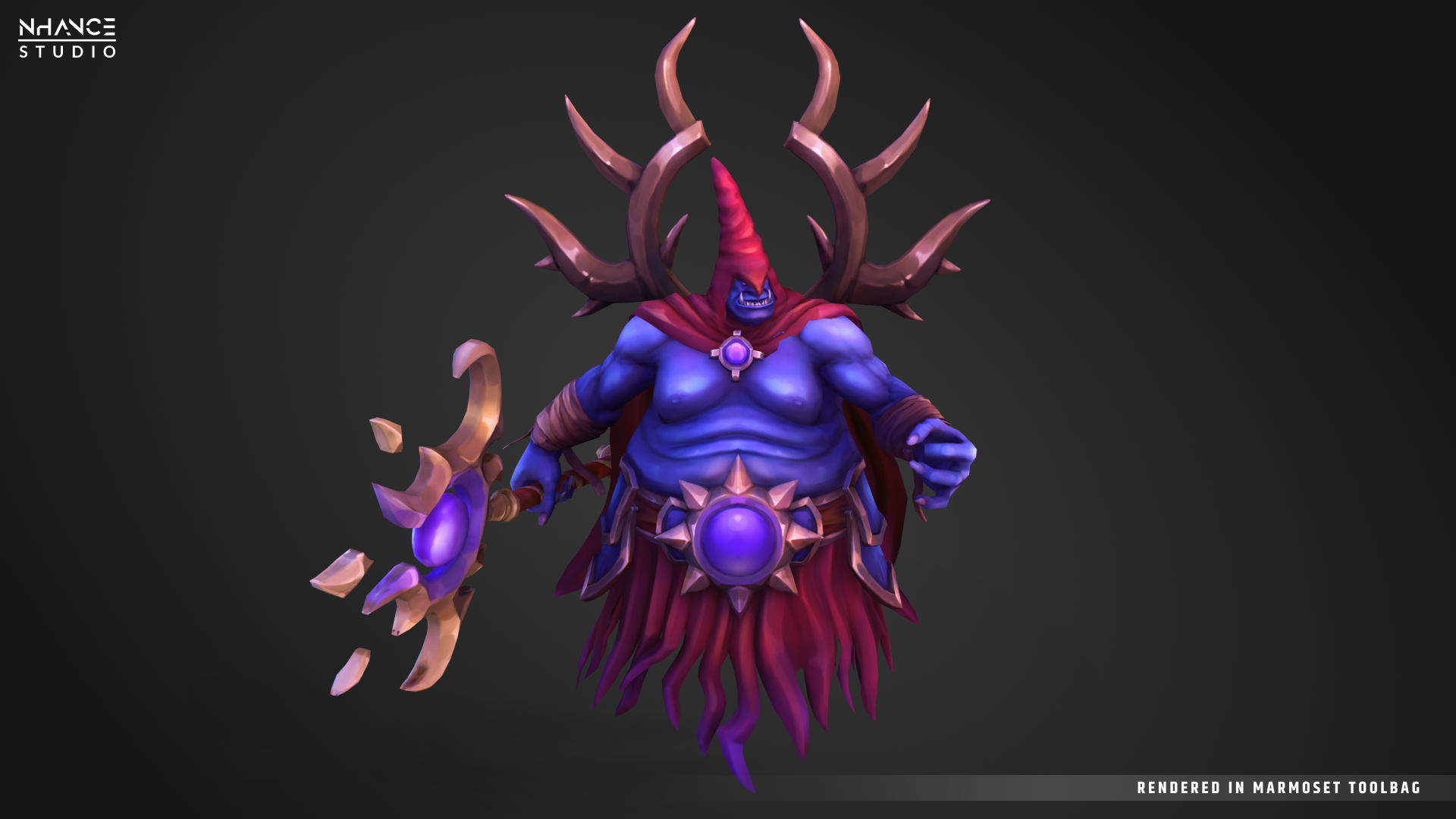 Stylized Demon Summoner, 카테고리 캐릭터 - UE 마켓플레이스