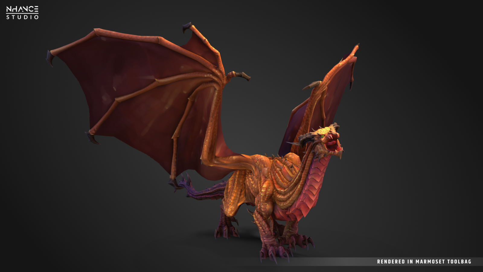 Stylized Fantasy Dragon in Characters - UE Marketplace
