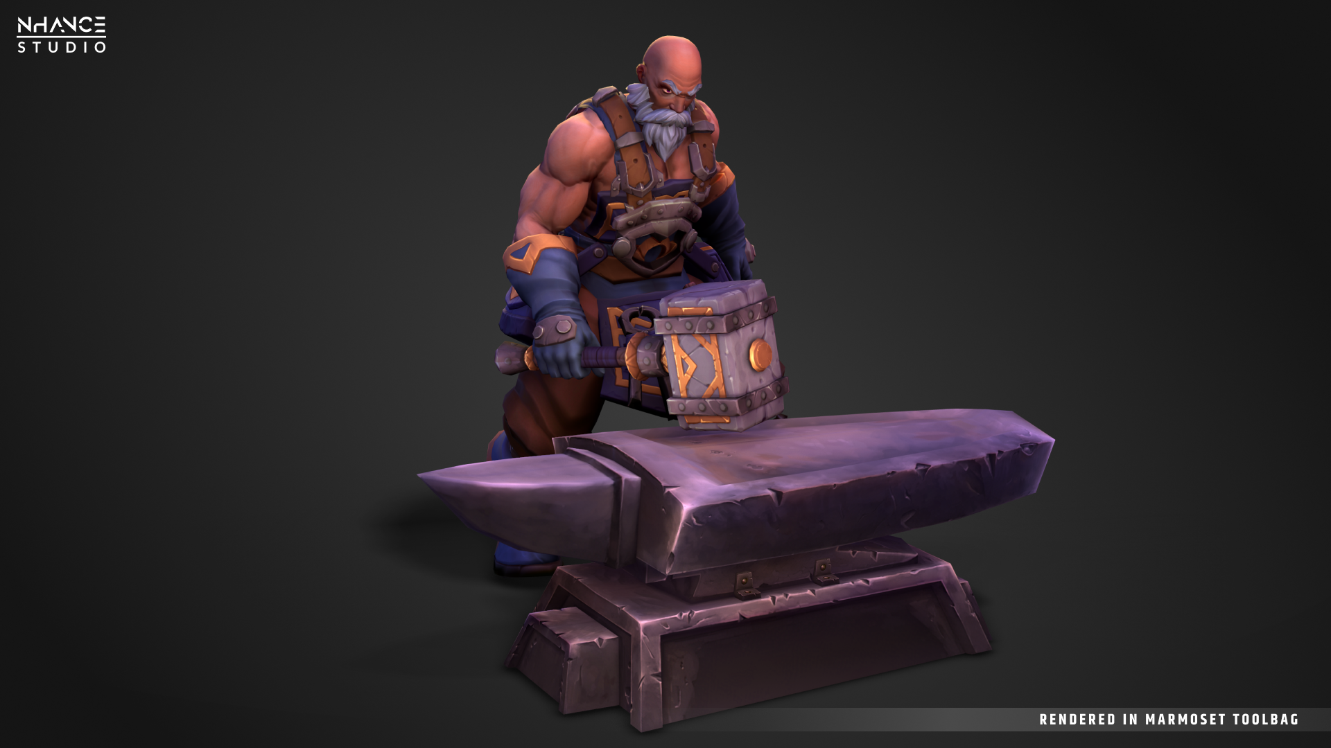 Modular Stylized Human Blacksmith in Characters - UE Marketplace