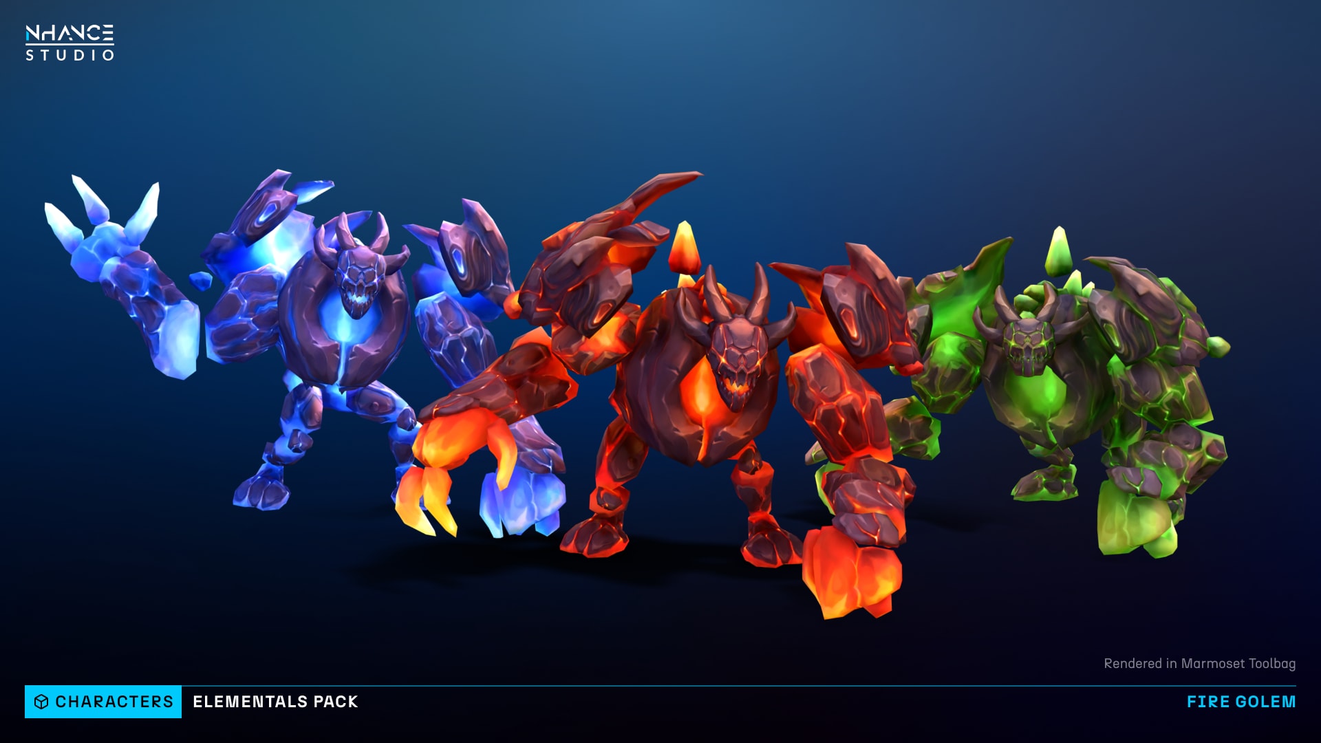Stylized Fantasy Elementals Pack #3 in Characters - UE Marketplace