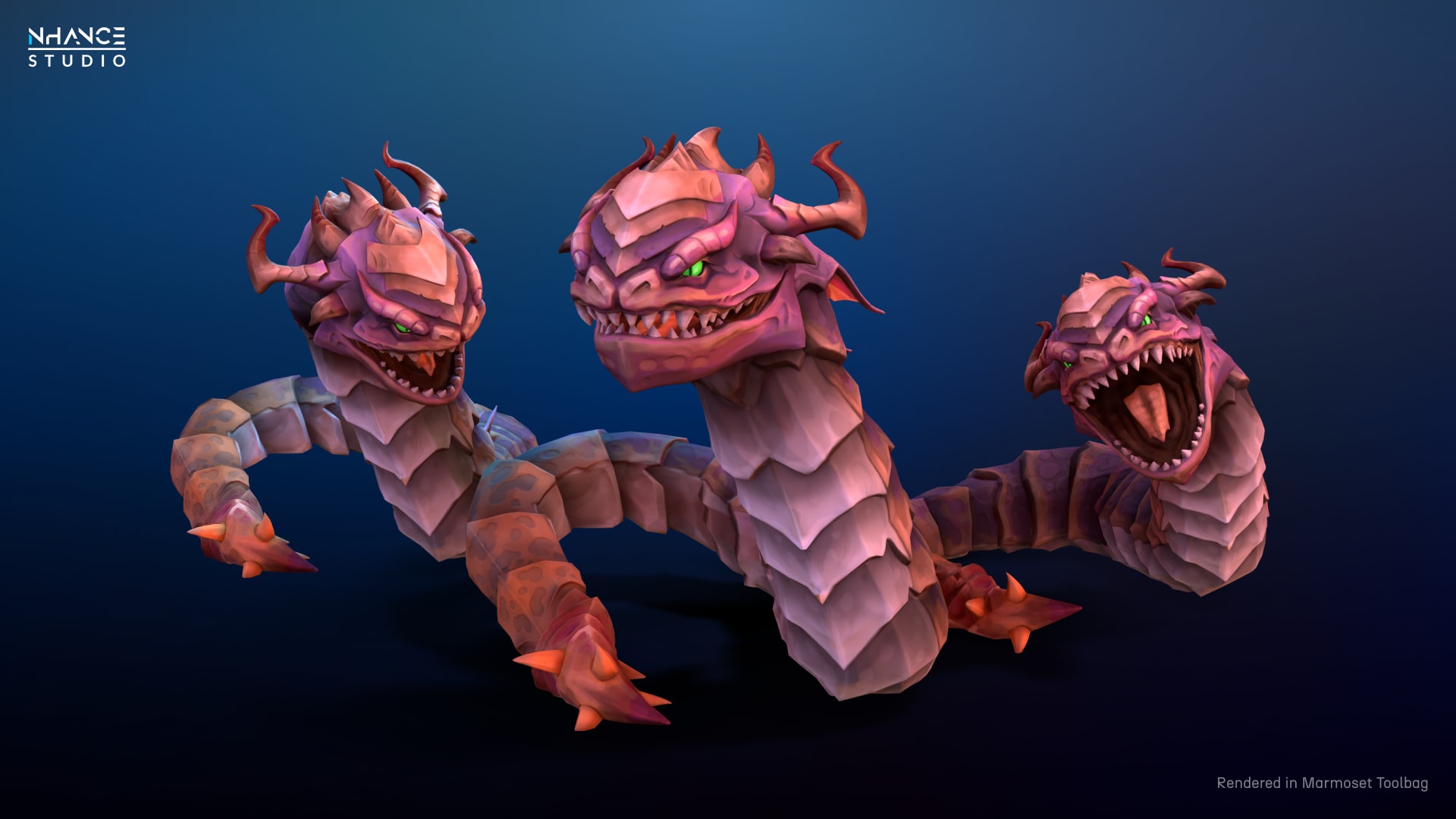 Stylized Fantasy Swamp Serpent in Characters - UE Marketplace