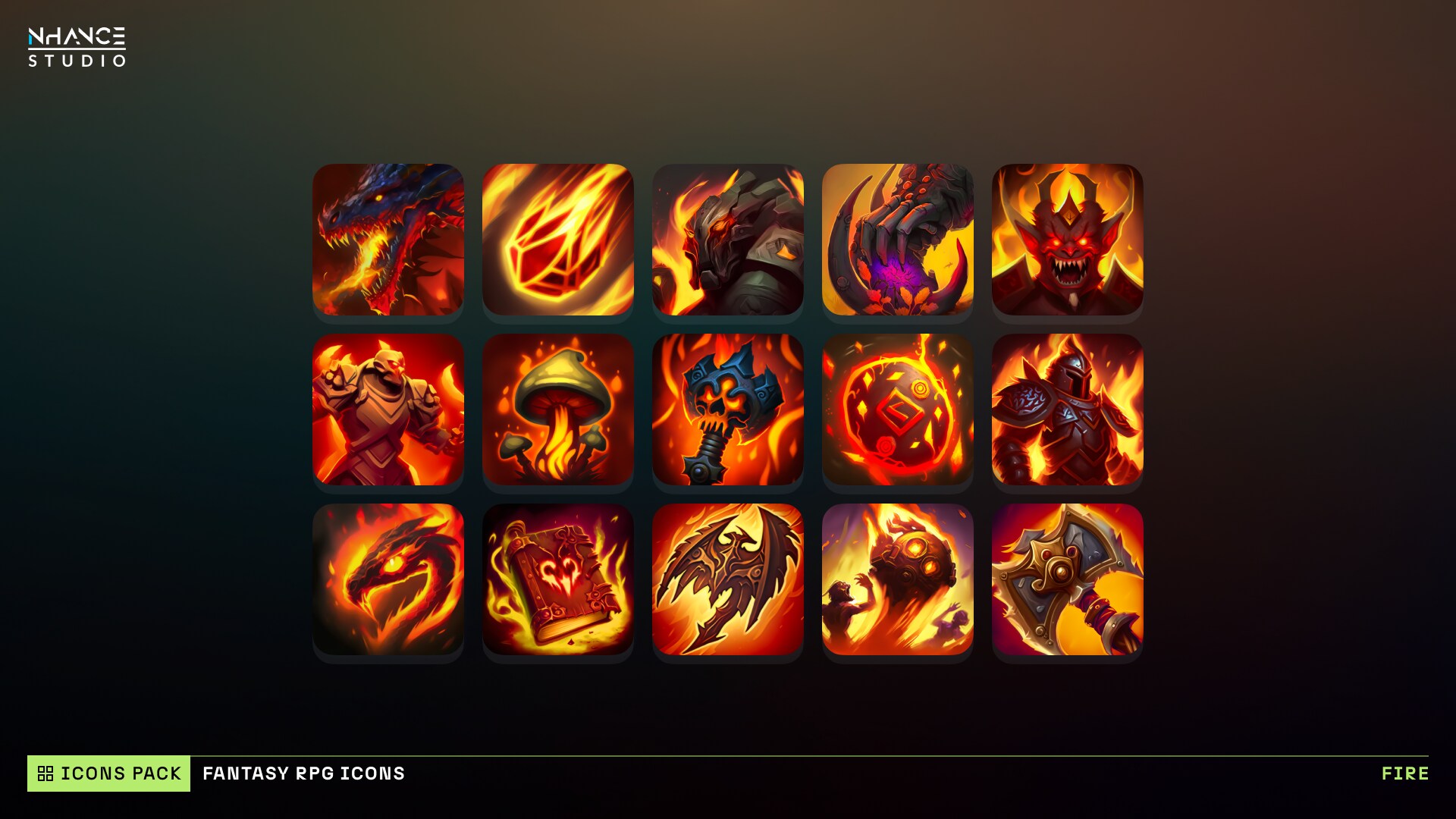 Fantasy Rpg Icons Pack 2 In 2d Assets Ue Marketplace