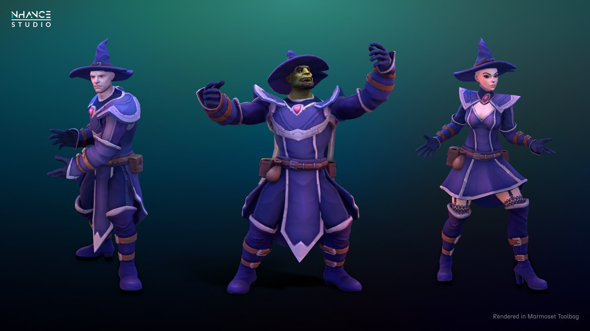 Stylized Fantasy Wizard Outfit, 카테고리 캐릭터 - UE 마켓플레이스