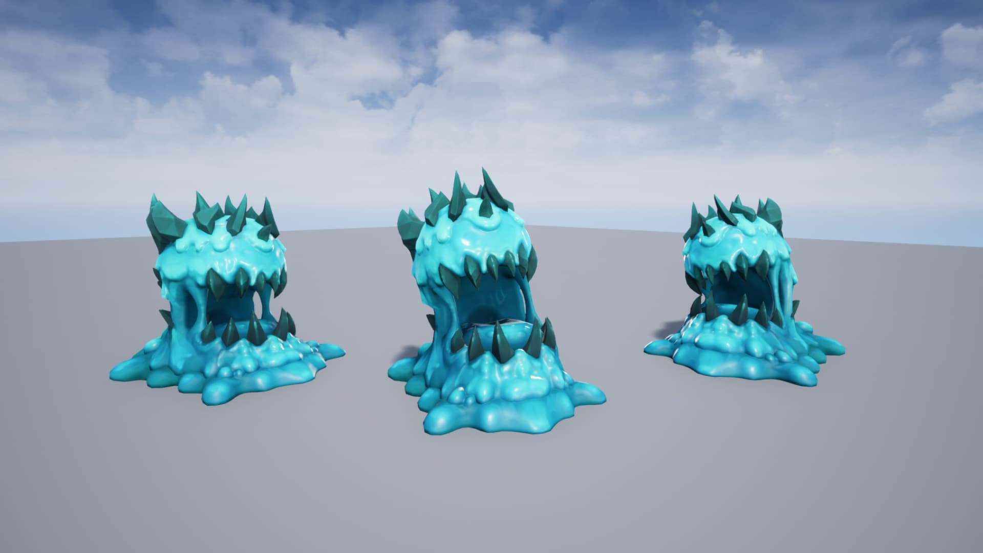 Stylized Fantasy Fire Slime in Characters - UE Marketplace