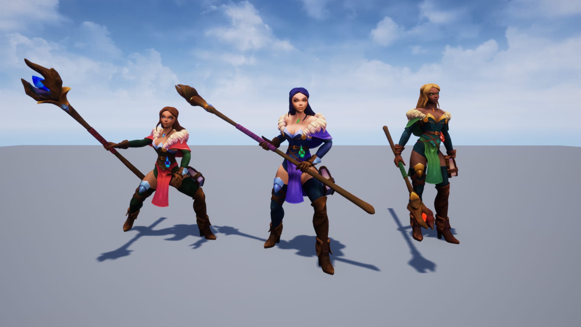 Stylized Fantasy Human Npc Pack In Characters Ue Marketplace
