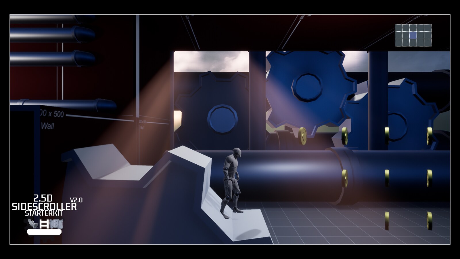2.5D Sidescroller Starter Kit in Blueprints - UE Marketplace