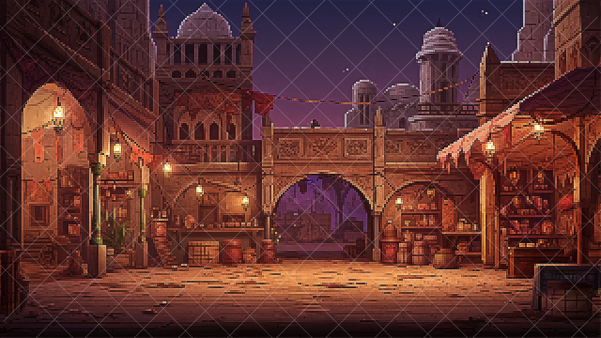 Background Pixel Town 1 In 2d Assets Ue Marketplace