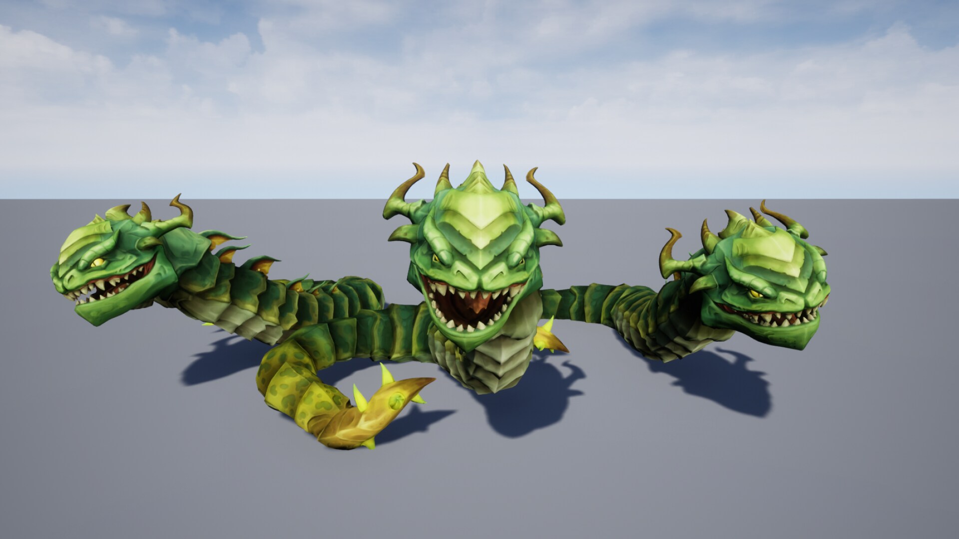 Stylized Fantasy Swamp Serpent in Characters - UE Marketplace