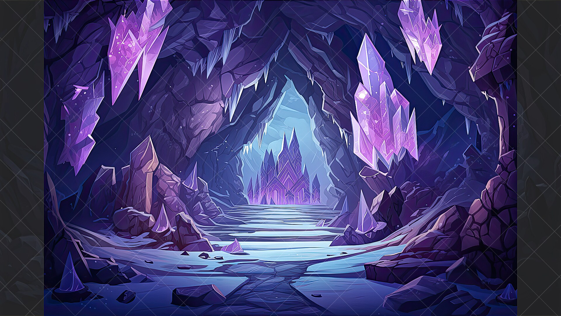 Background Stylized Cave 1 In 2d Assets Ue Marketplace