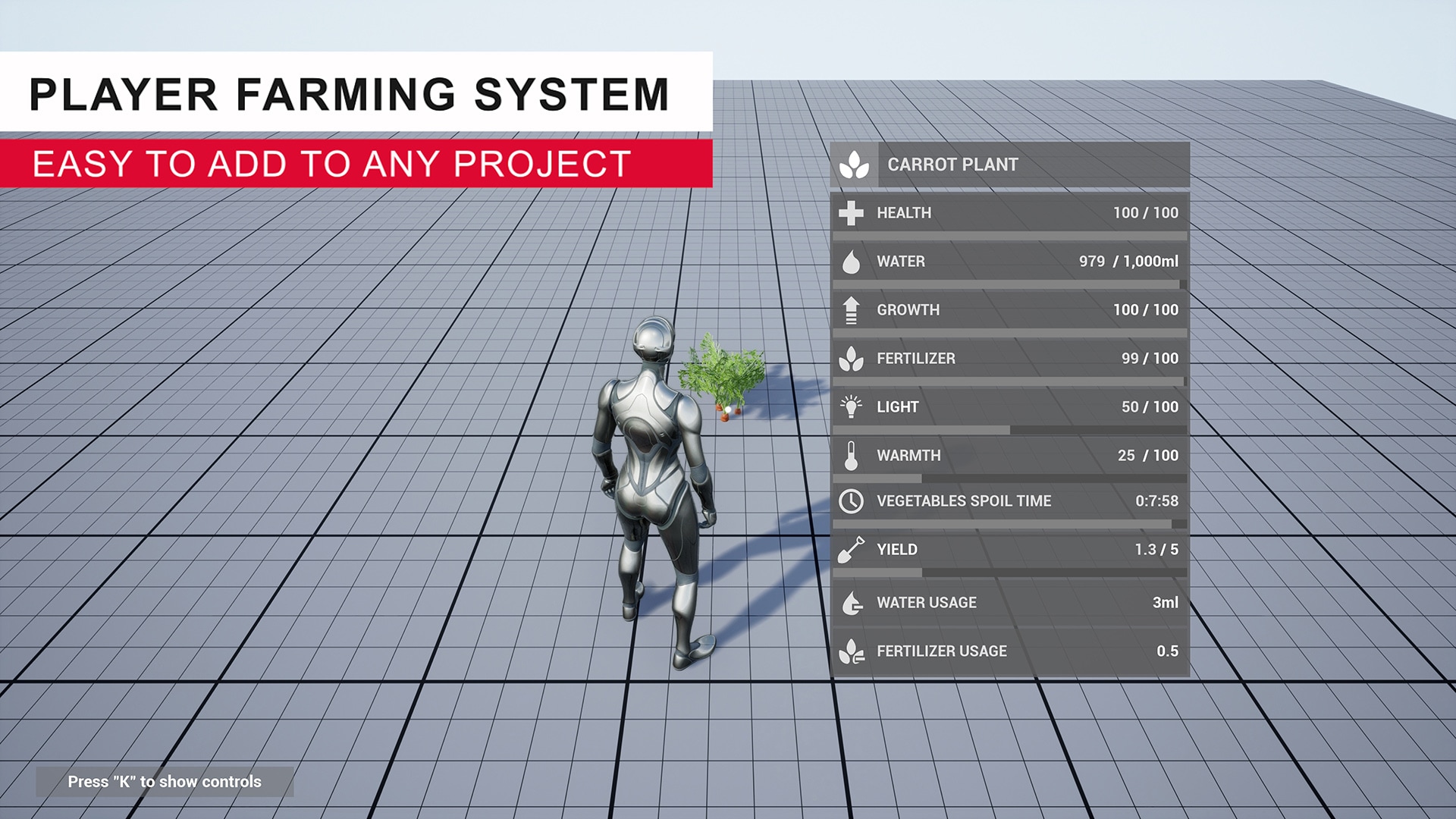 Player Farming System Unreal Engine Asset