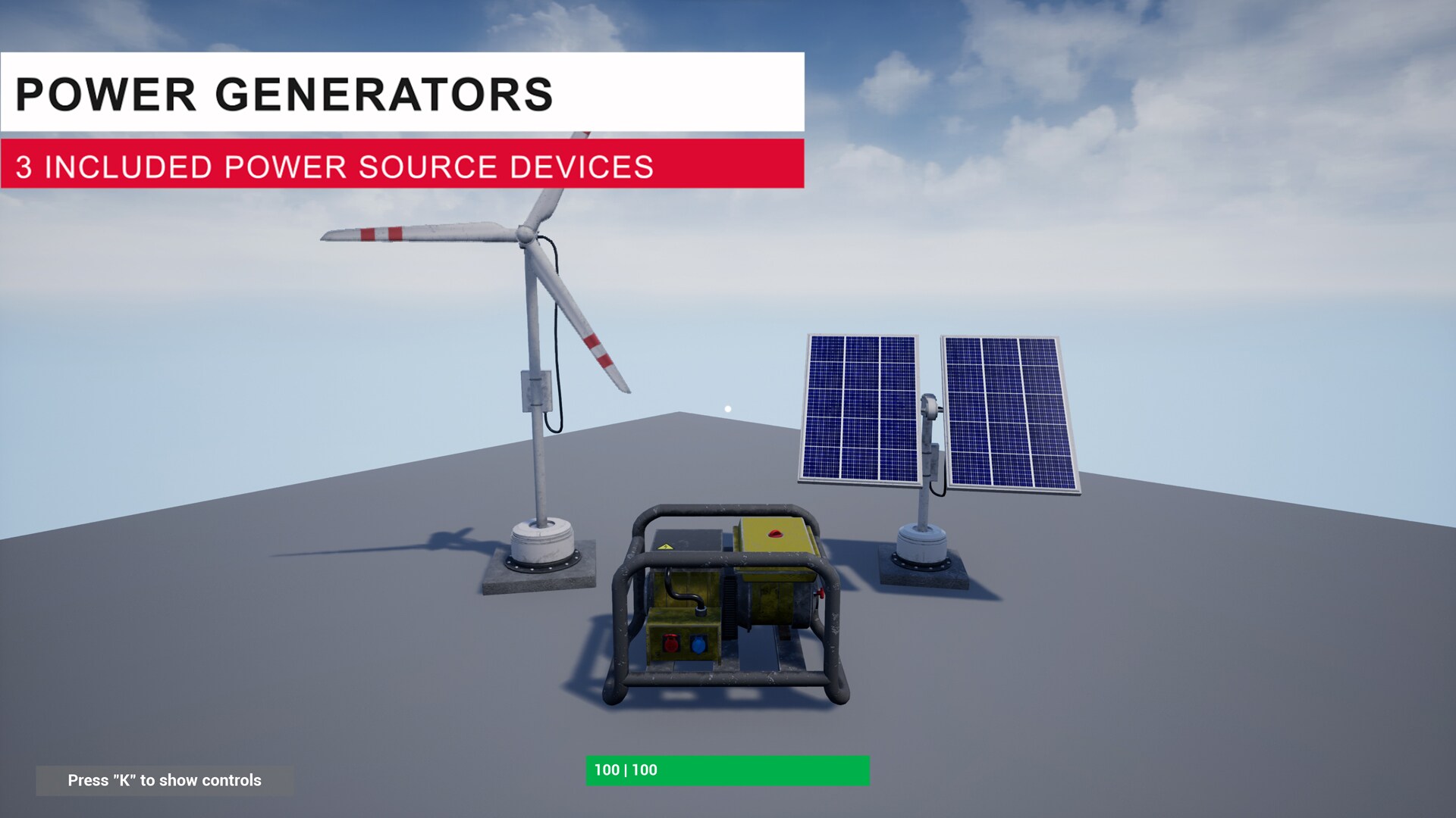 Player Electricity System Unreal Engine Asset