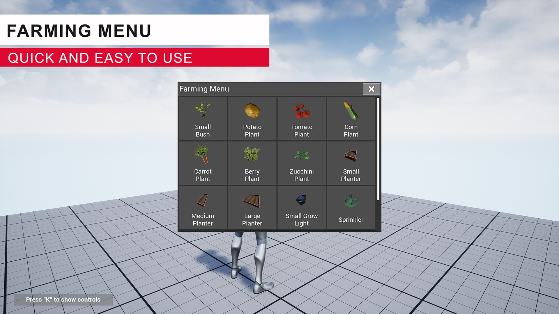 Player Farming System Unreal Engine Asset