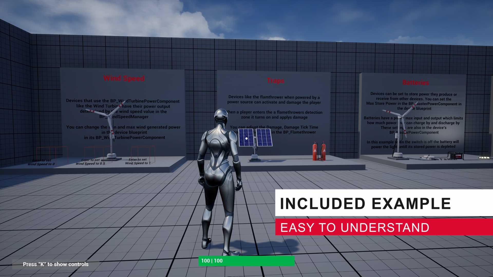Player Electricity System Unreal Engine Asset