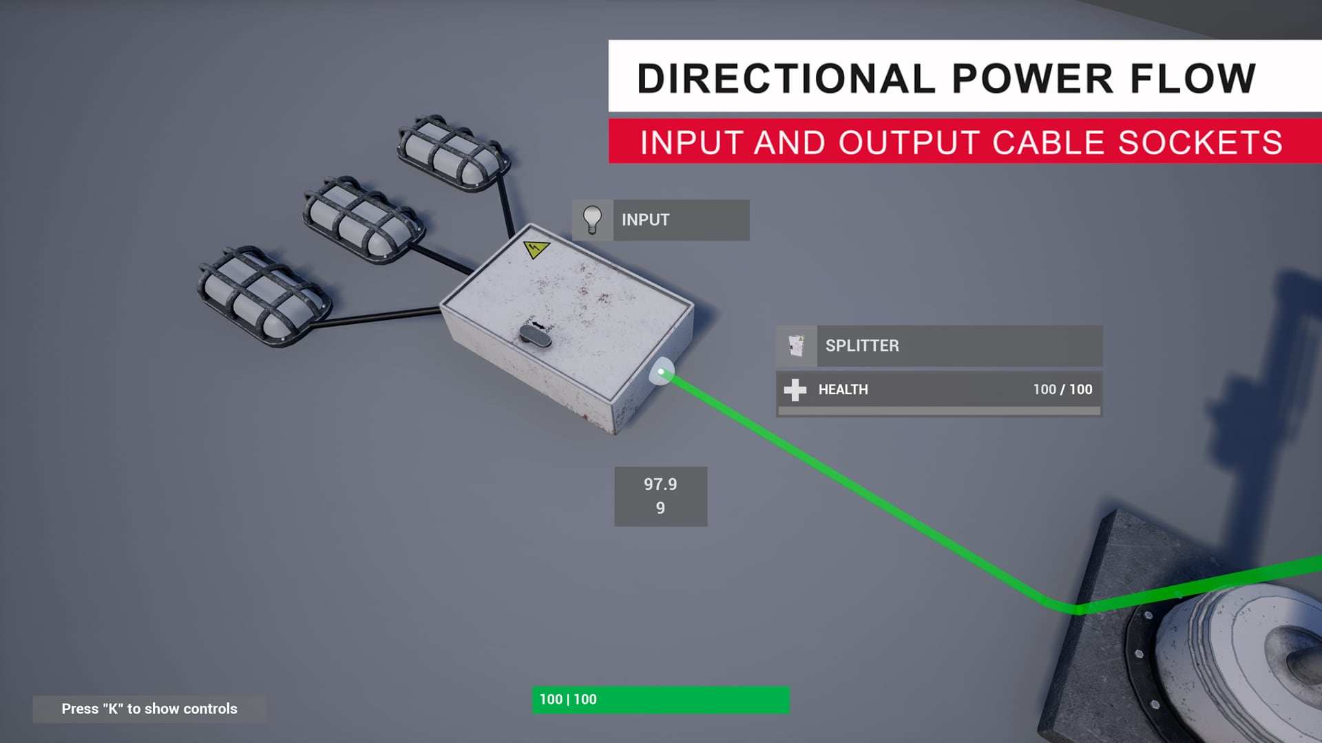 Player Electricity System Unreal Engine Asset