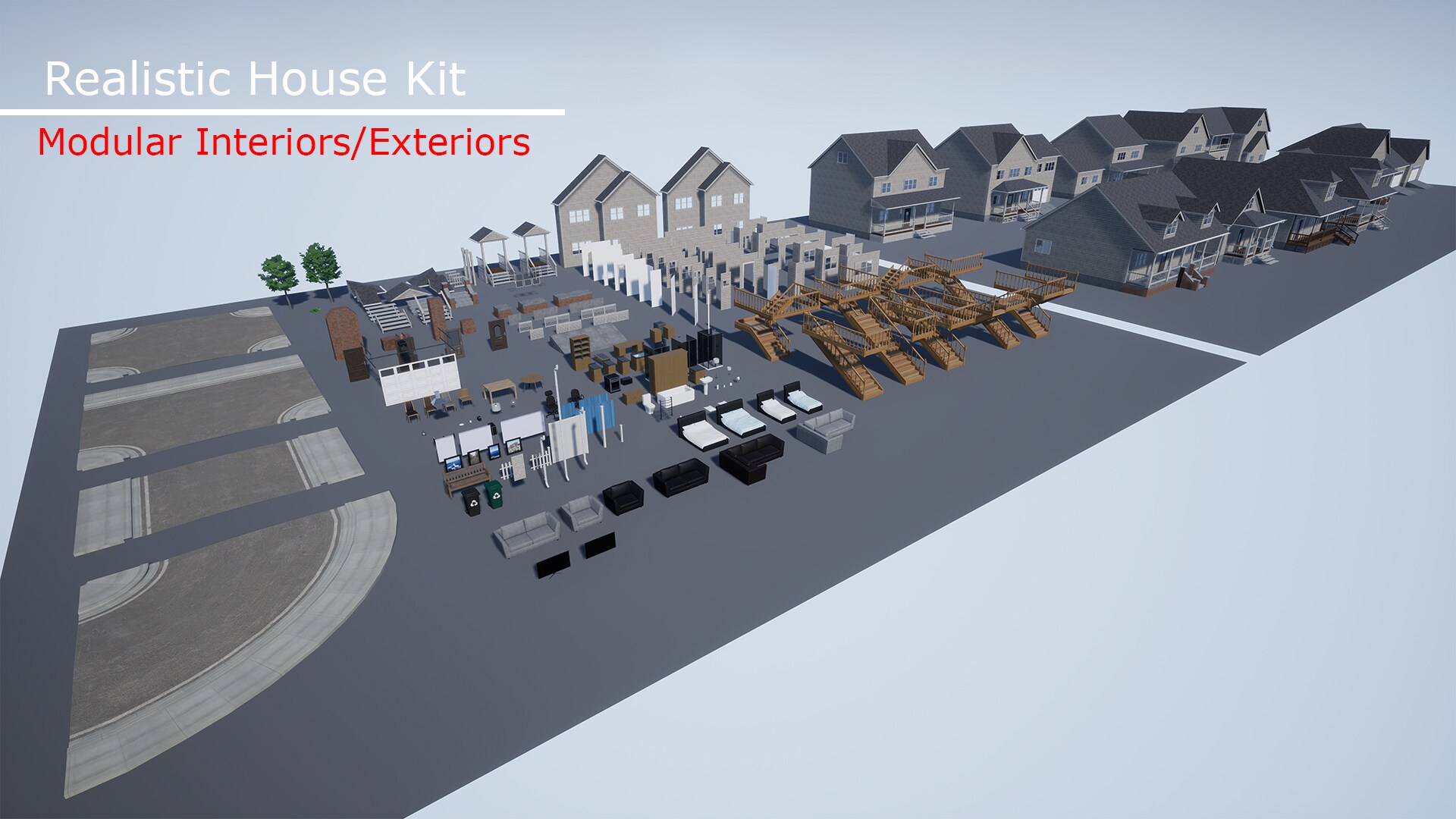 Realistic House Kit in Environments - UE Marketplace