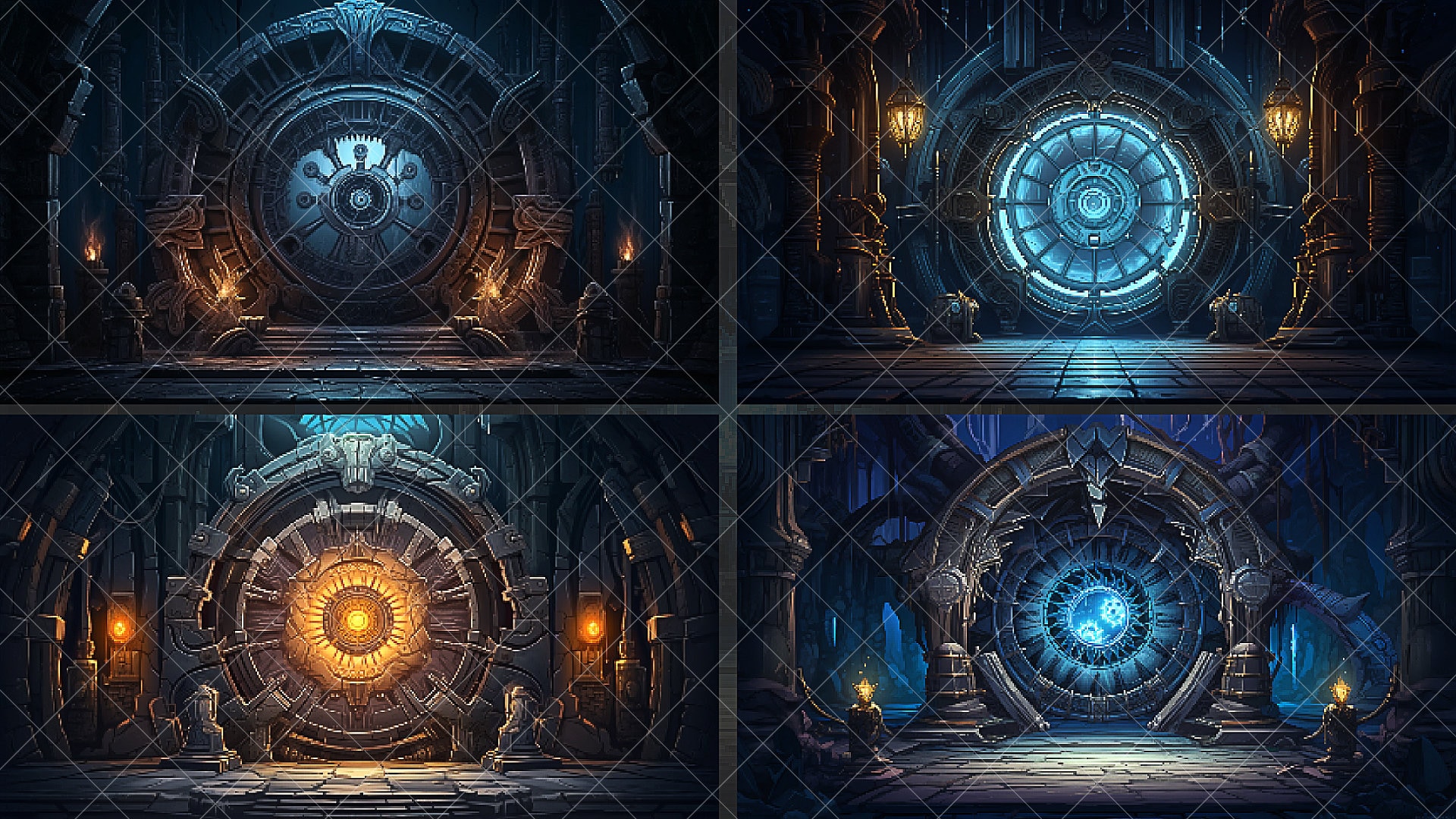 BACKGROUND - Pixel Portal 2 in 2D Assets - UE Marketplace