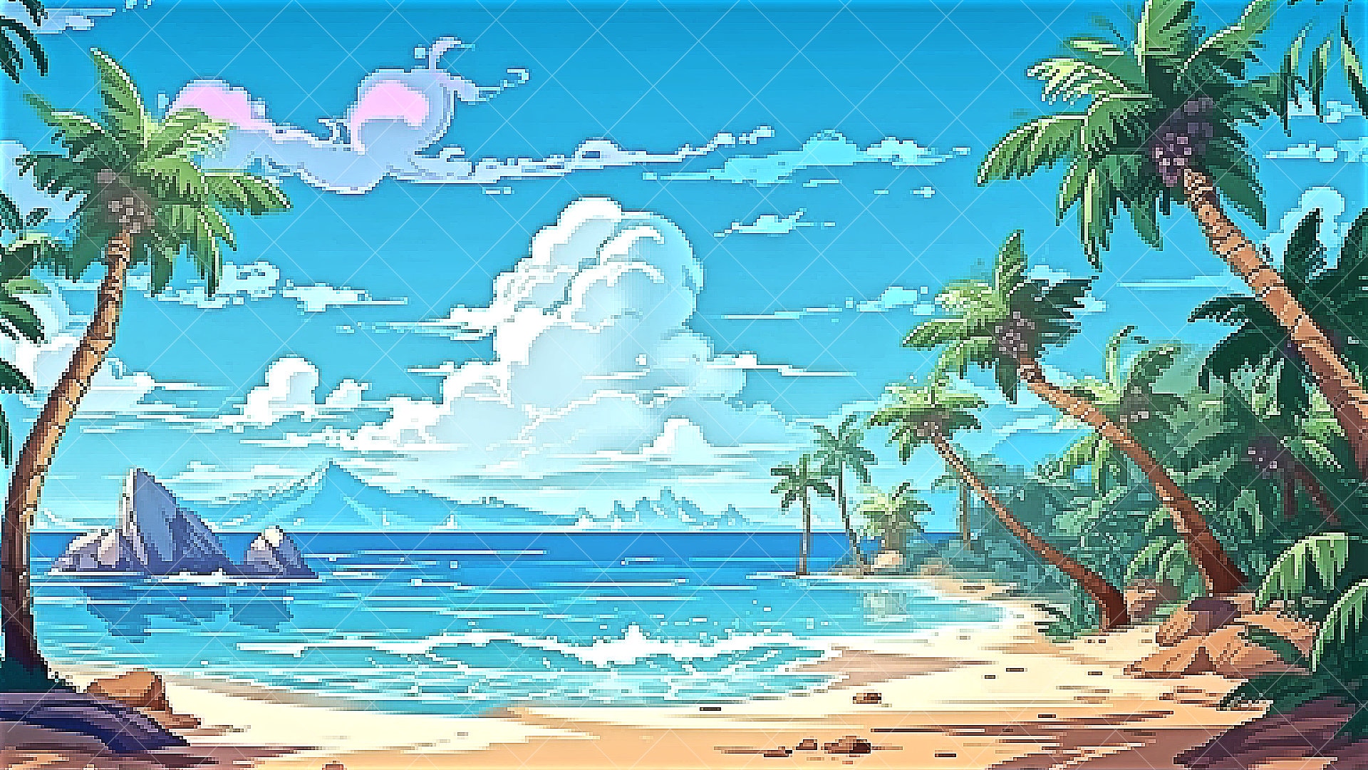 Background Pixel Tropical 1 In 2d Assets Ue Marketplace