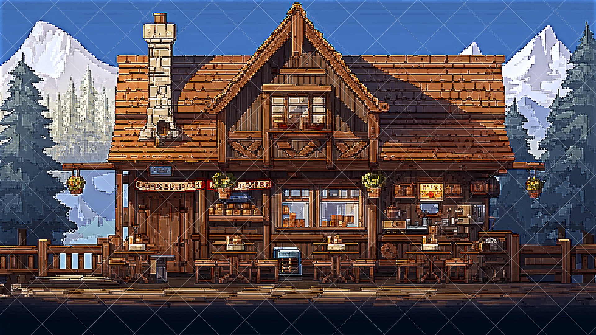 BACKGROUND - Pixel Cafe 2：2Dアセット - UE マーケットプレイス