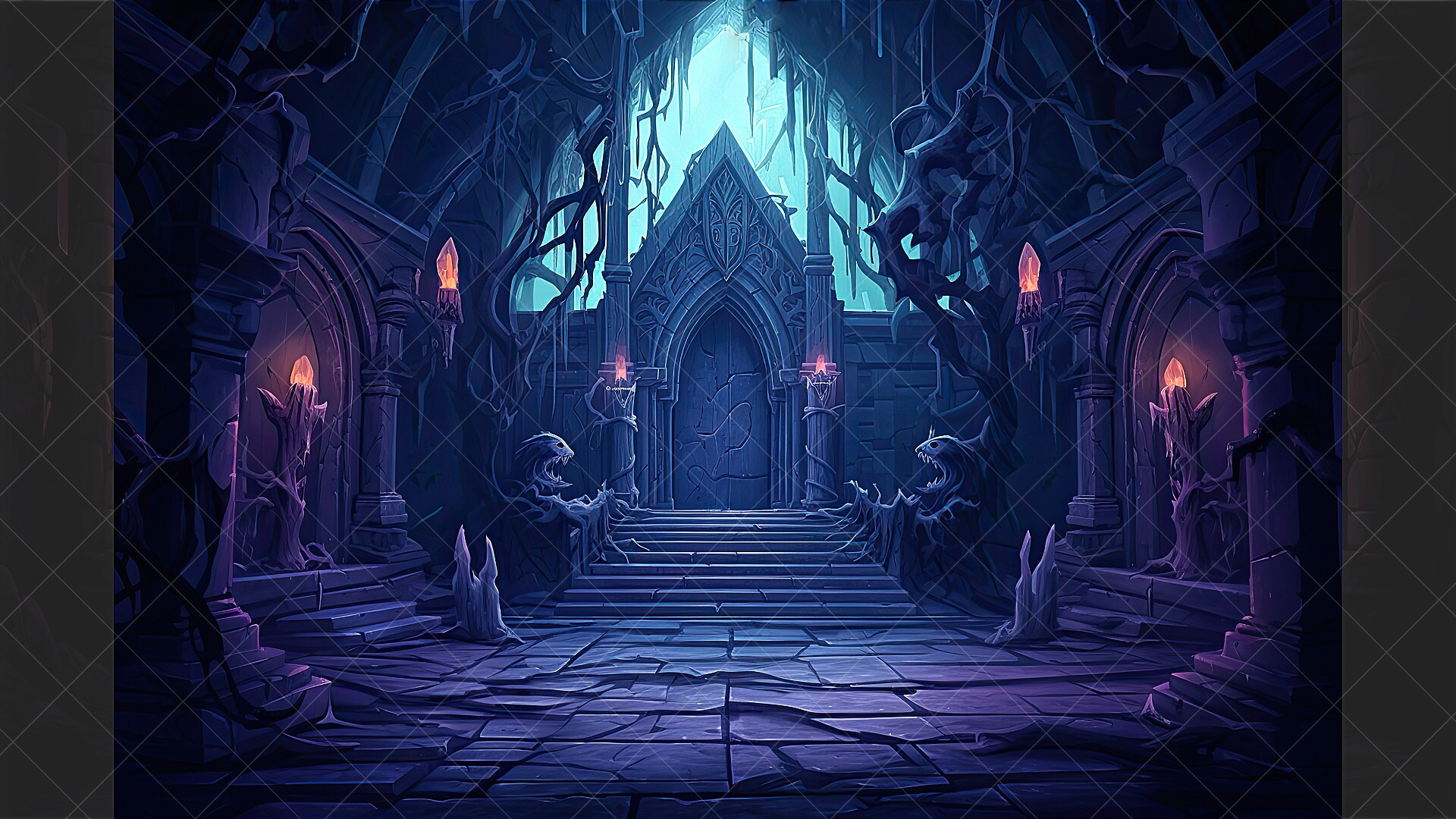 Background Stylized Cave 2 In 2d Assets Ue Marketplace