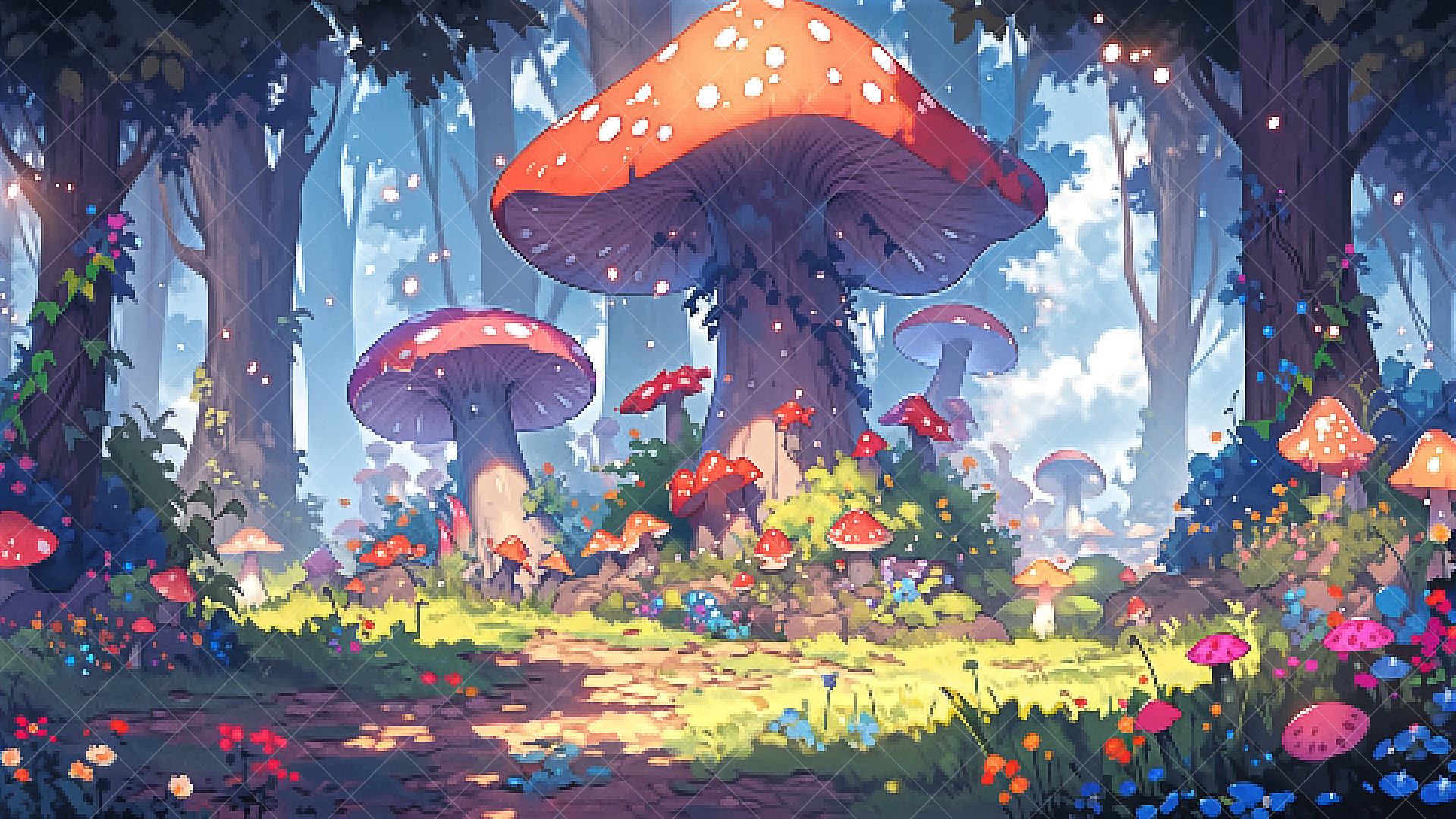 BACKGROUND - Pixel Fairy 1 in 2D Assets - UE Marketplace