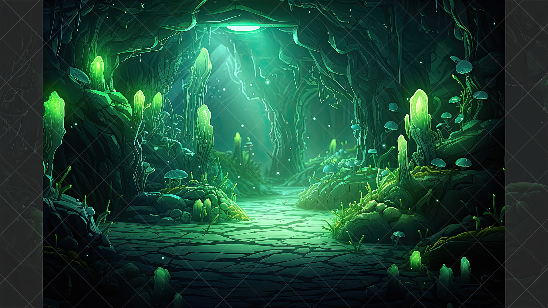 Background Stylized Cave 1 In 2d Assets Ue Marketplace