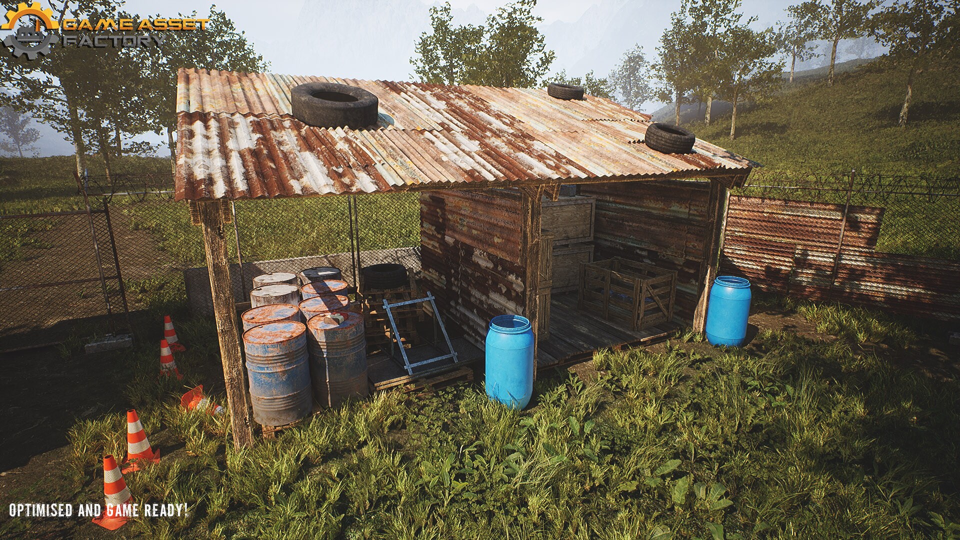 Post Apocalyptic Survival Camp In Environments Ue Marketplace