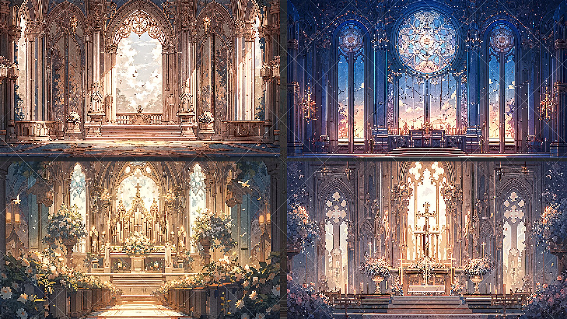 Fantasy Castle Throne Room
