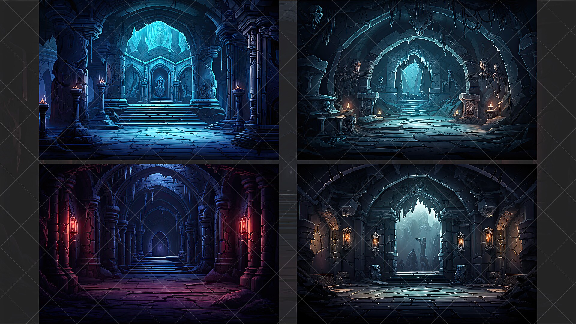 Background Stylized Cave 2 In 2d Assets Ue Marketplace