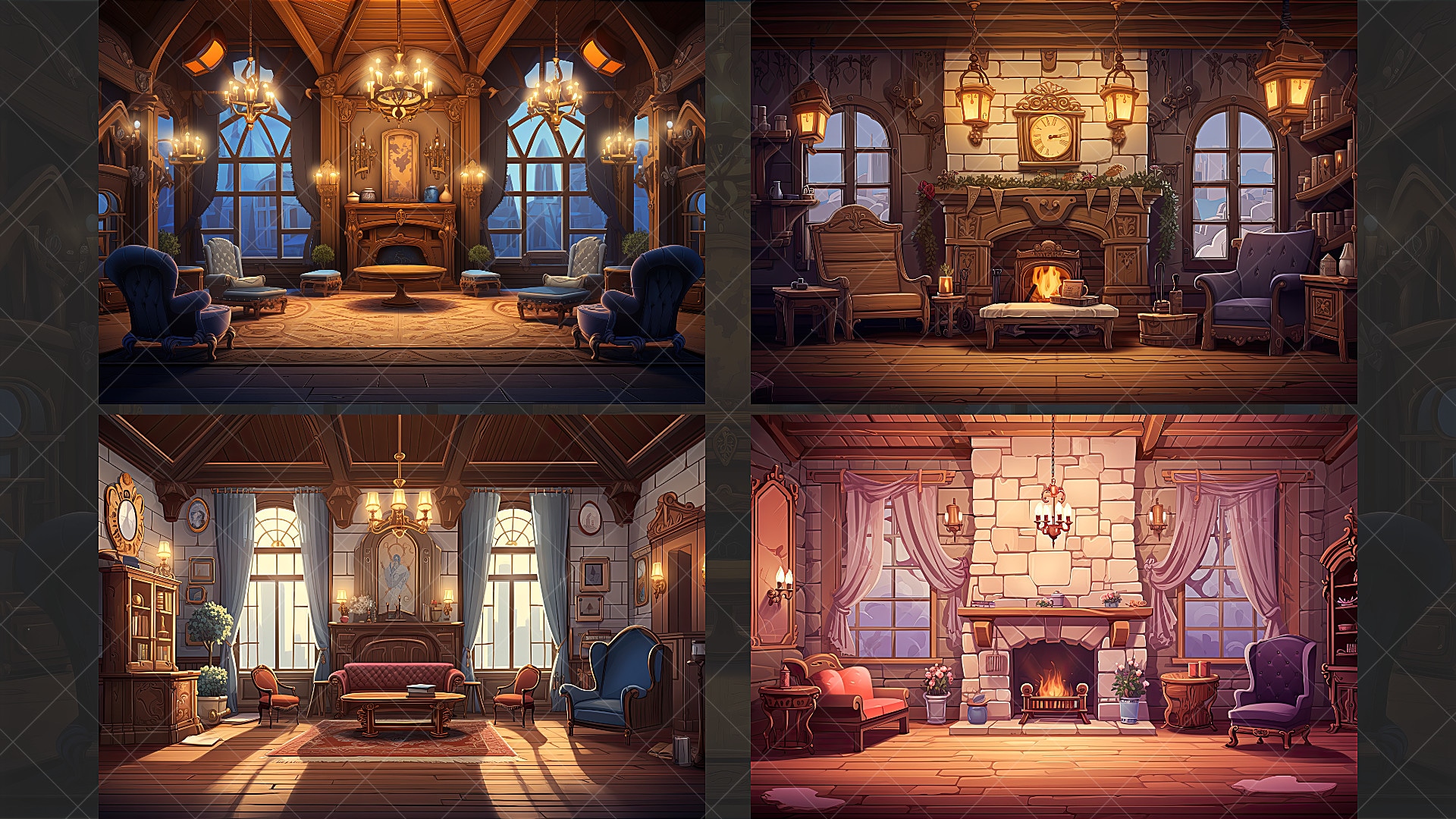 Fantasy Art Castle Interiors