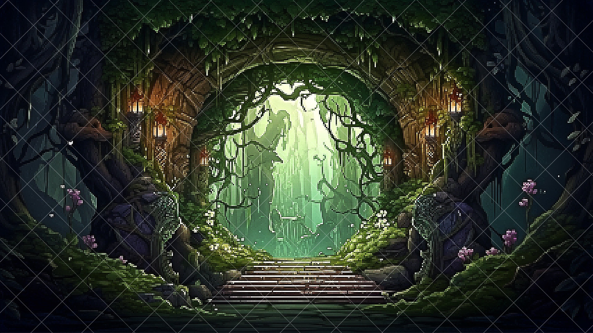 BACKGROUND - Pixel Portal 1 in 2D Assets - UE Marketplace