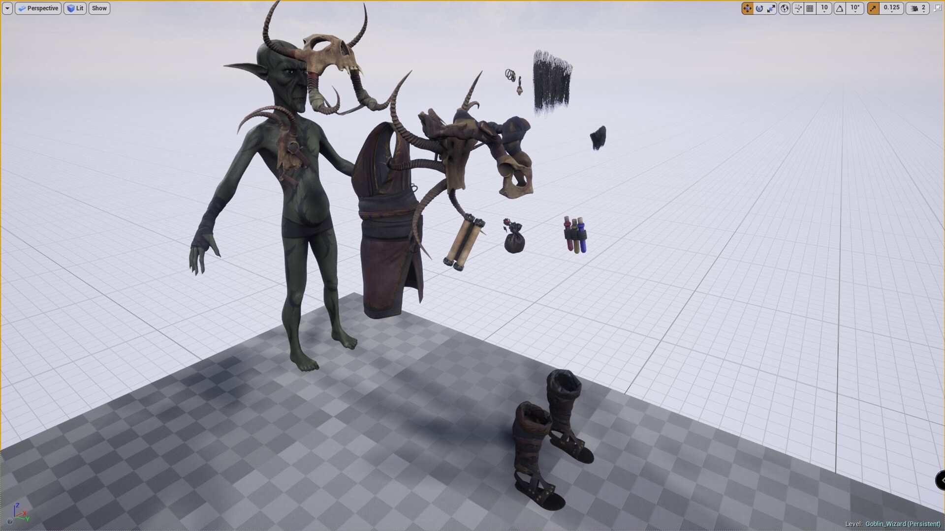 Goblin wizard in Characters - UE Marketplace