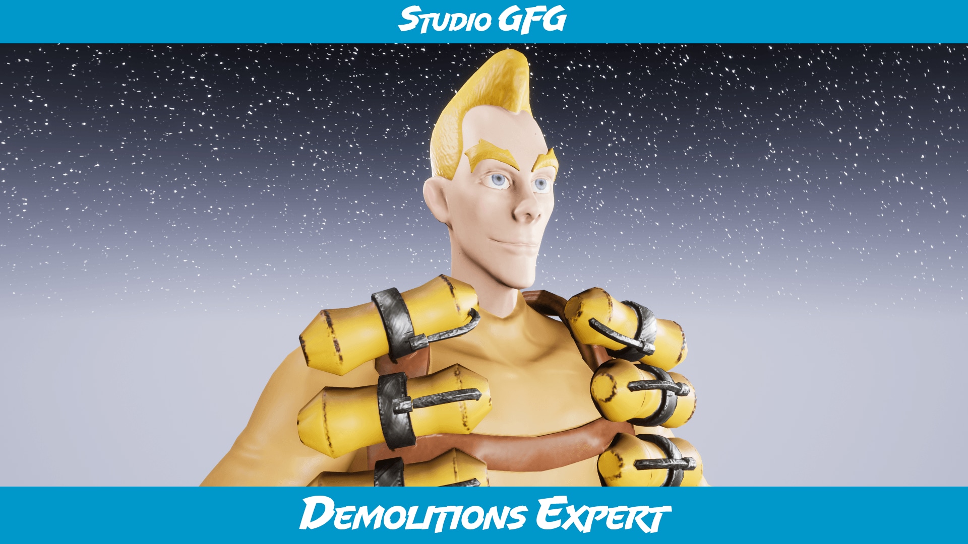 Stylized Demolitions Expert in Characters - UE Marketplace
