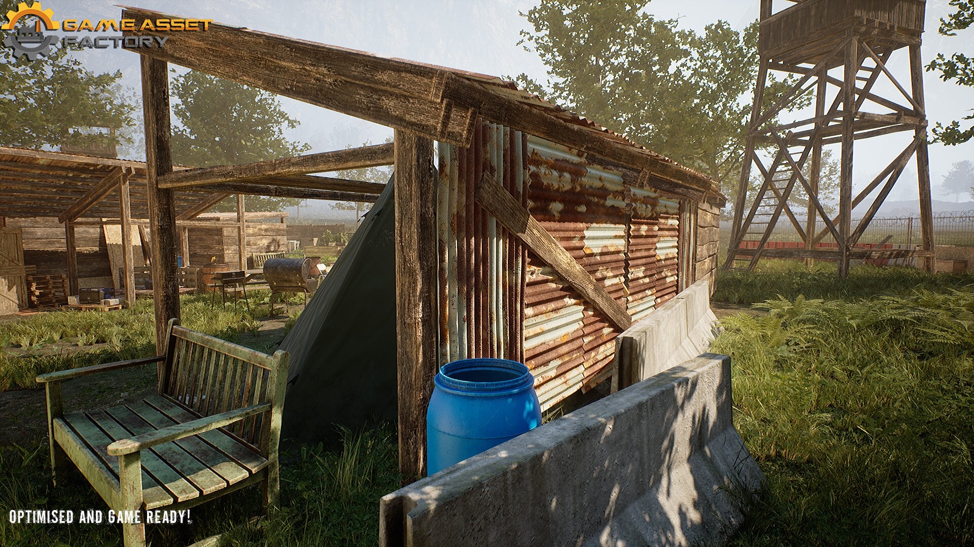 Post Apocalyptic Survival Camp In Environments Ue Marketplace