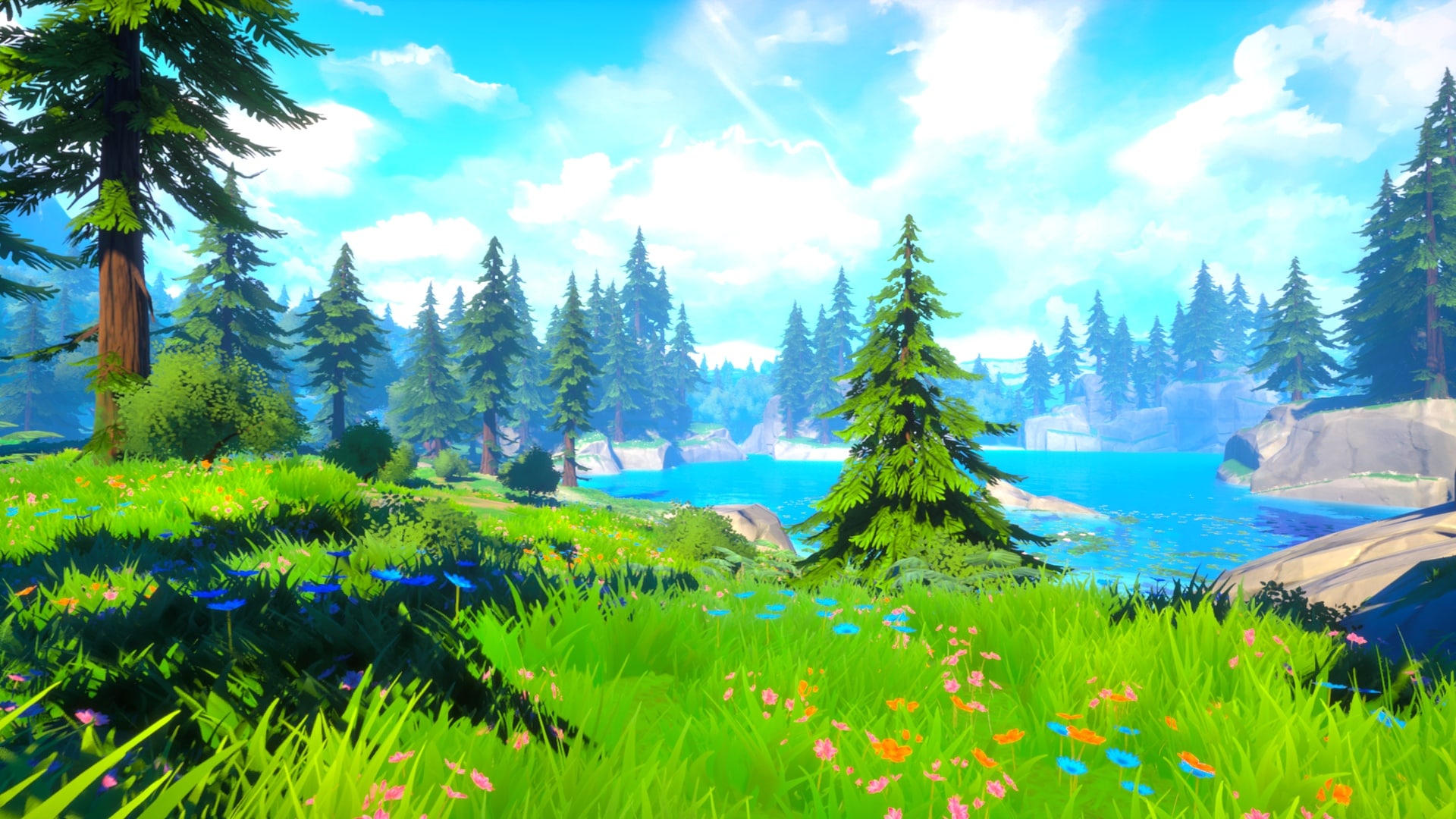 在环境创建的Stylized Mountain Environment - Open World Stylized Environment ...