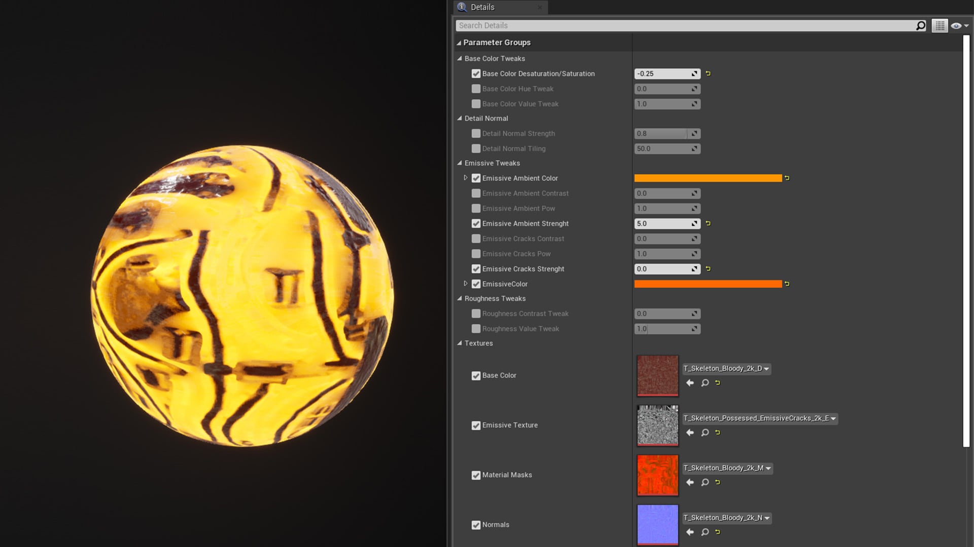 Skeleton Bones Unreal Engine Asset