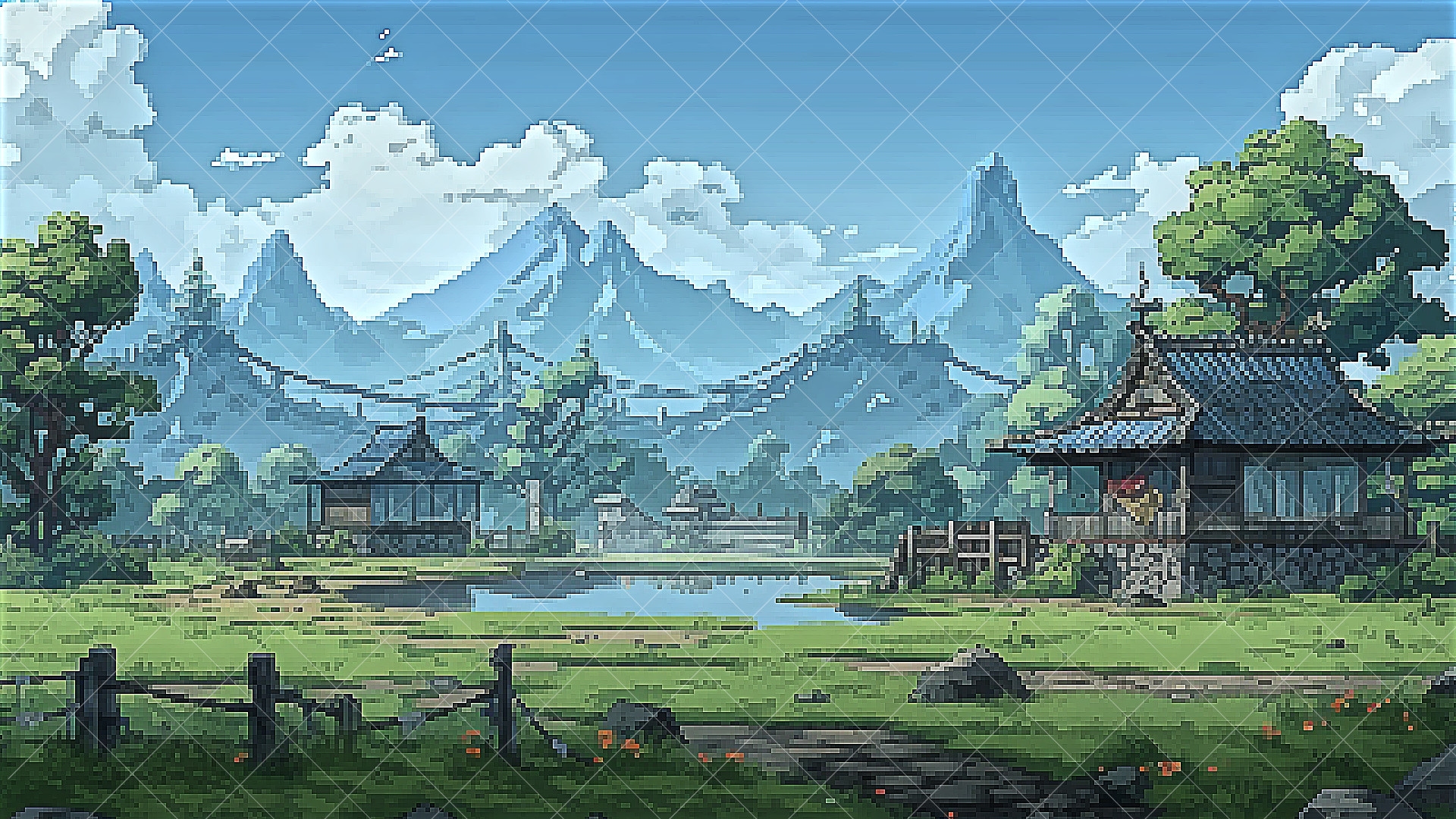 Background Pixel Town 1 In 2d Assets Ue Marketplace