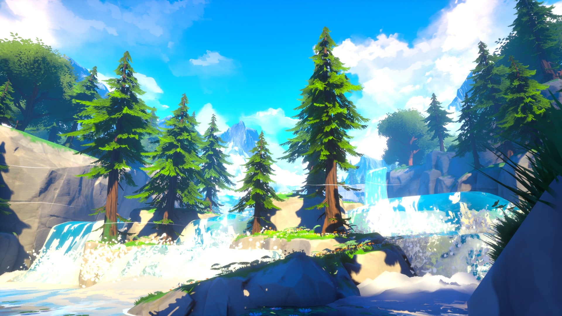 在环境创建的Stylized Mountain Environment - Open World Stylized Environment ...
