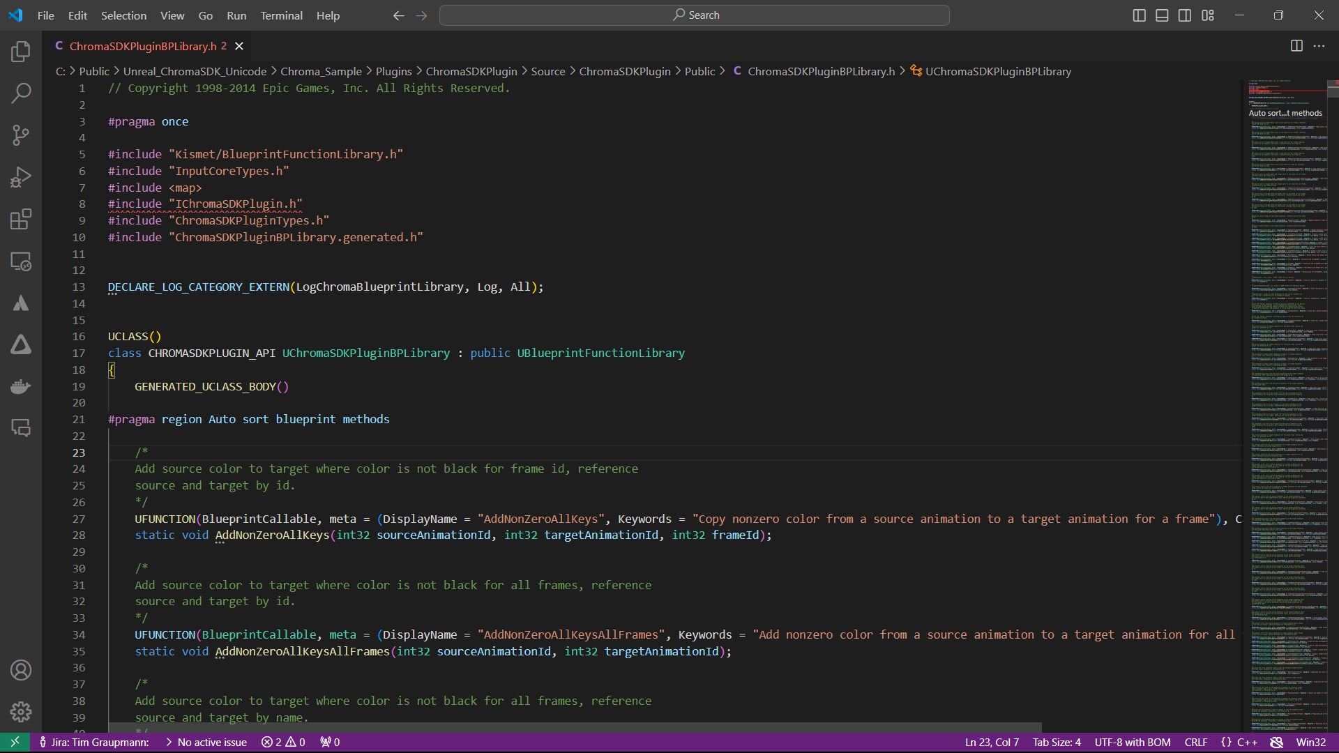 Chroma RGB SDK in Code Plugins - UE Marketplace