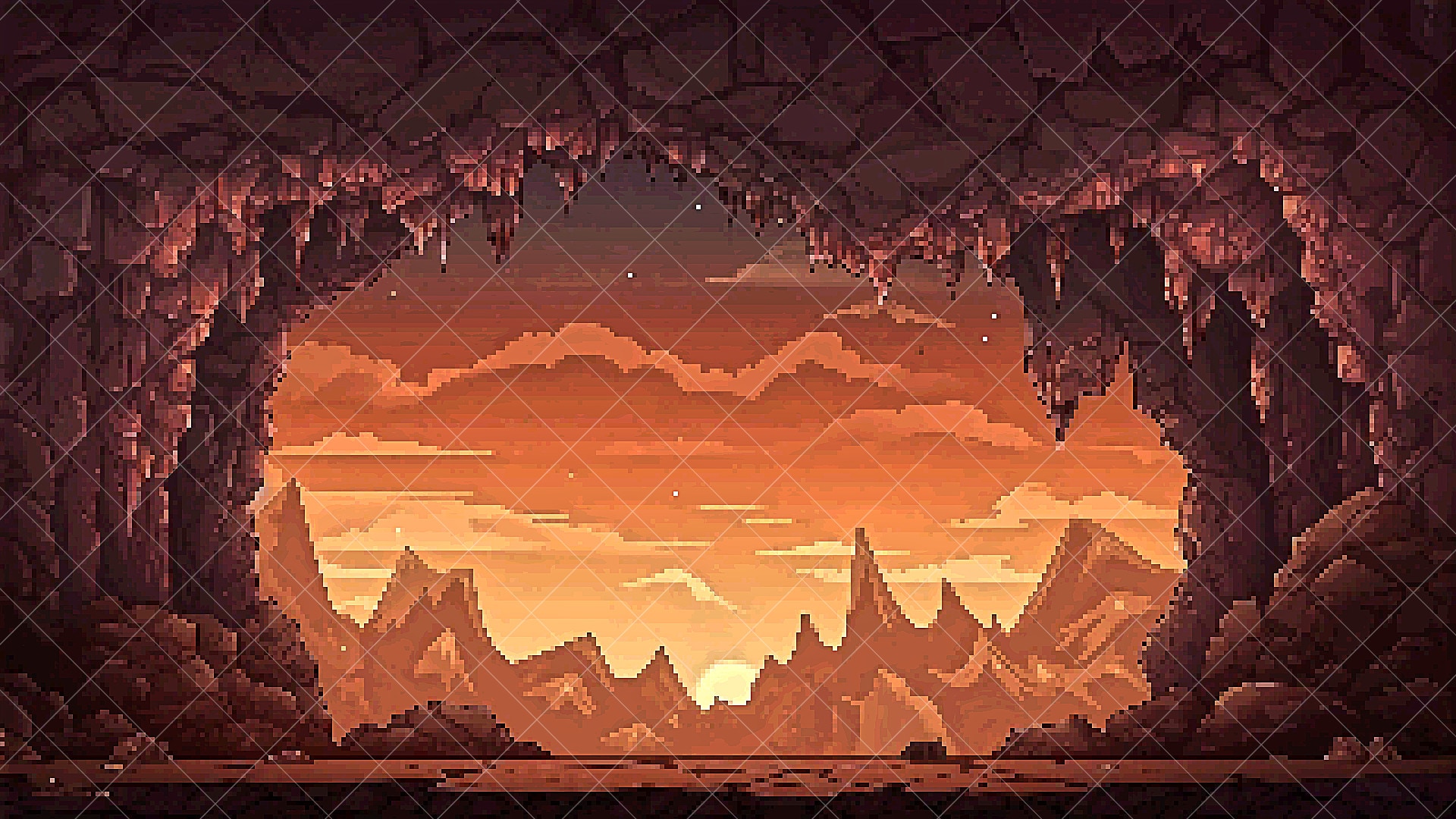 在二维资源创建的BACKGROUND - Pixel Hollow 2 - 虚幻引擎商城