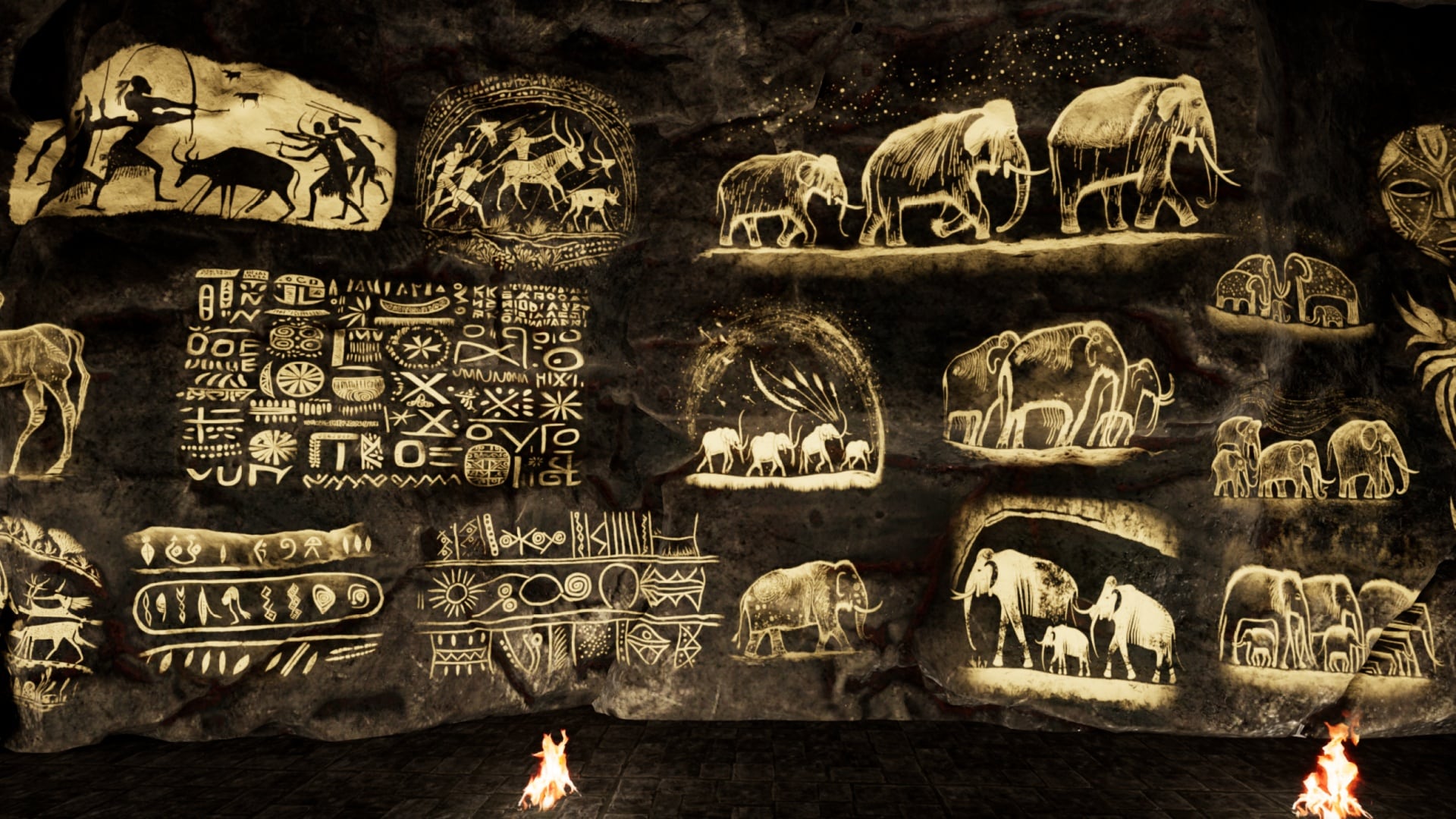 150 Cave Paintings Decal Mega Pack in Textures - UE Marketplace