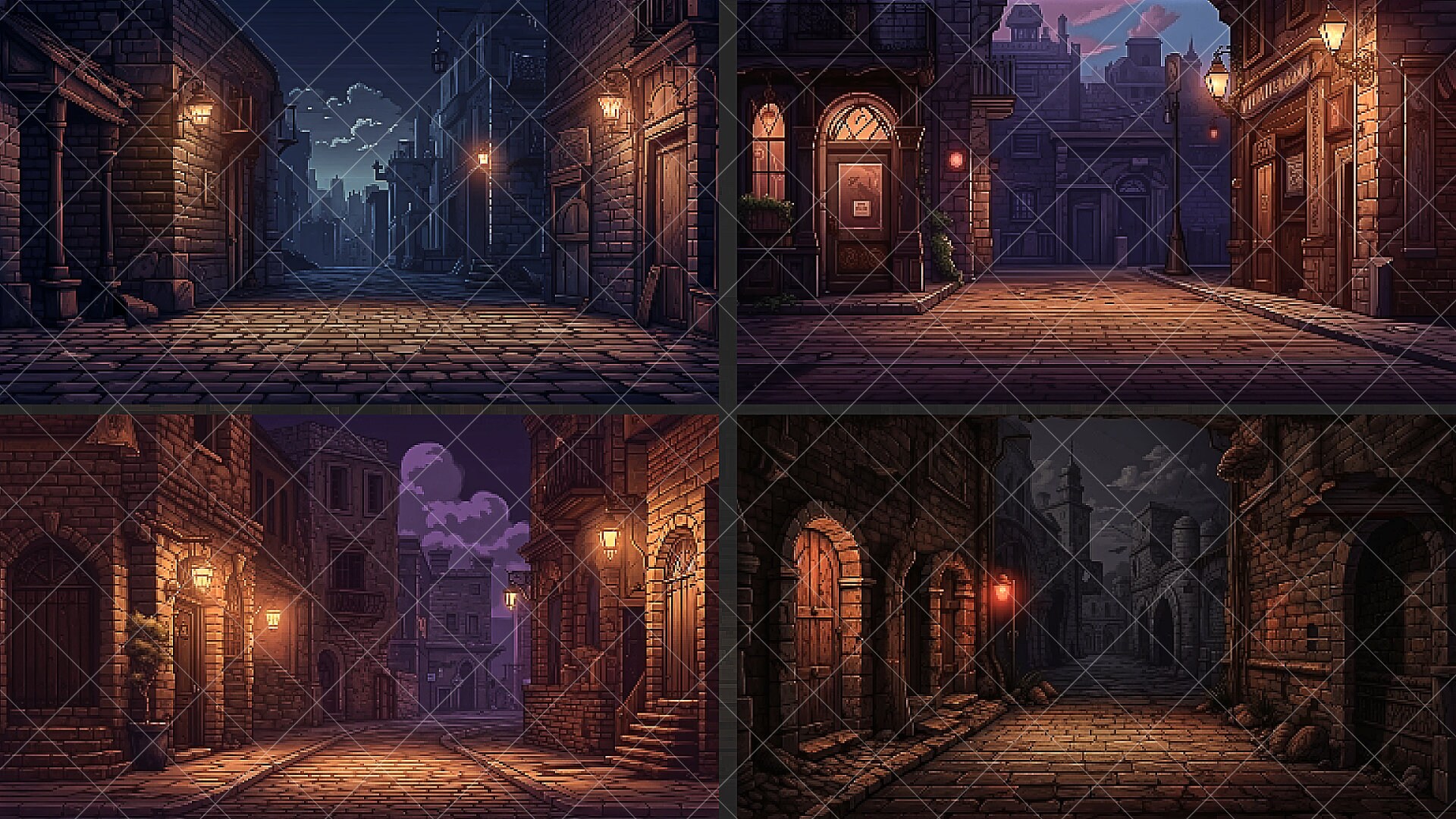 BACKGROUND - Pixel Alleyway 1 in 2D Assets - UE Marketplace