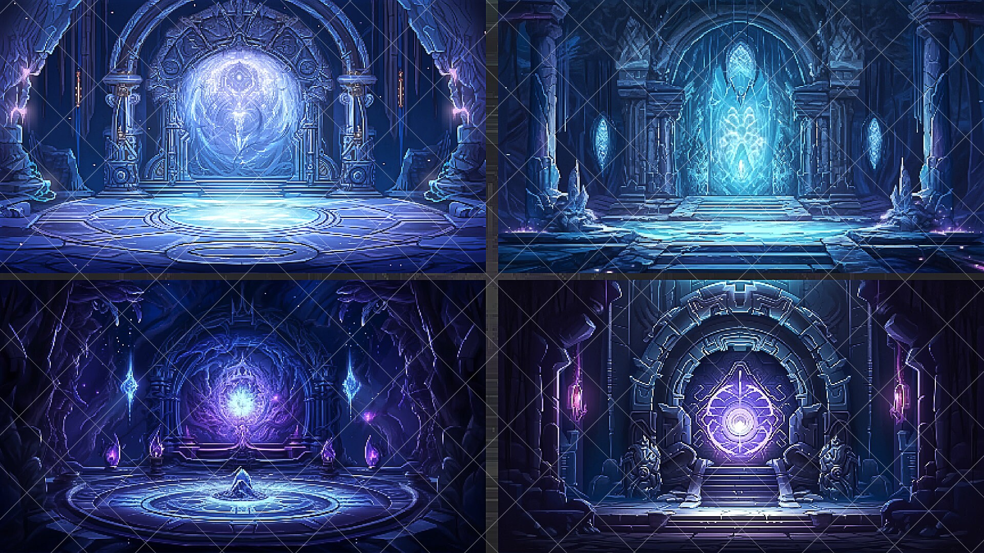 BACKGROUND - Pixel Portal 2 in 2D Assets - UE Marketplace