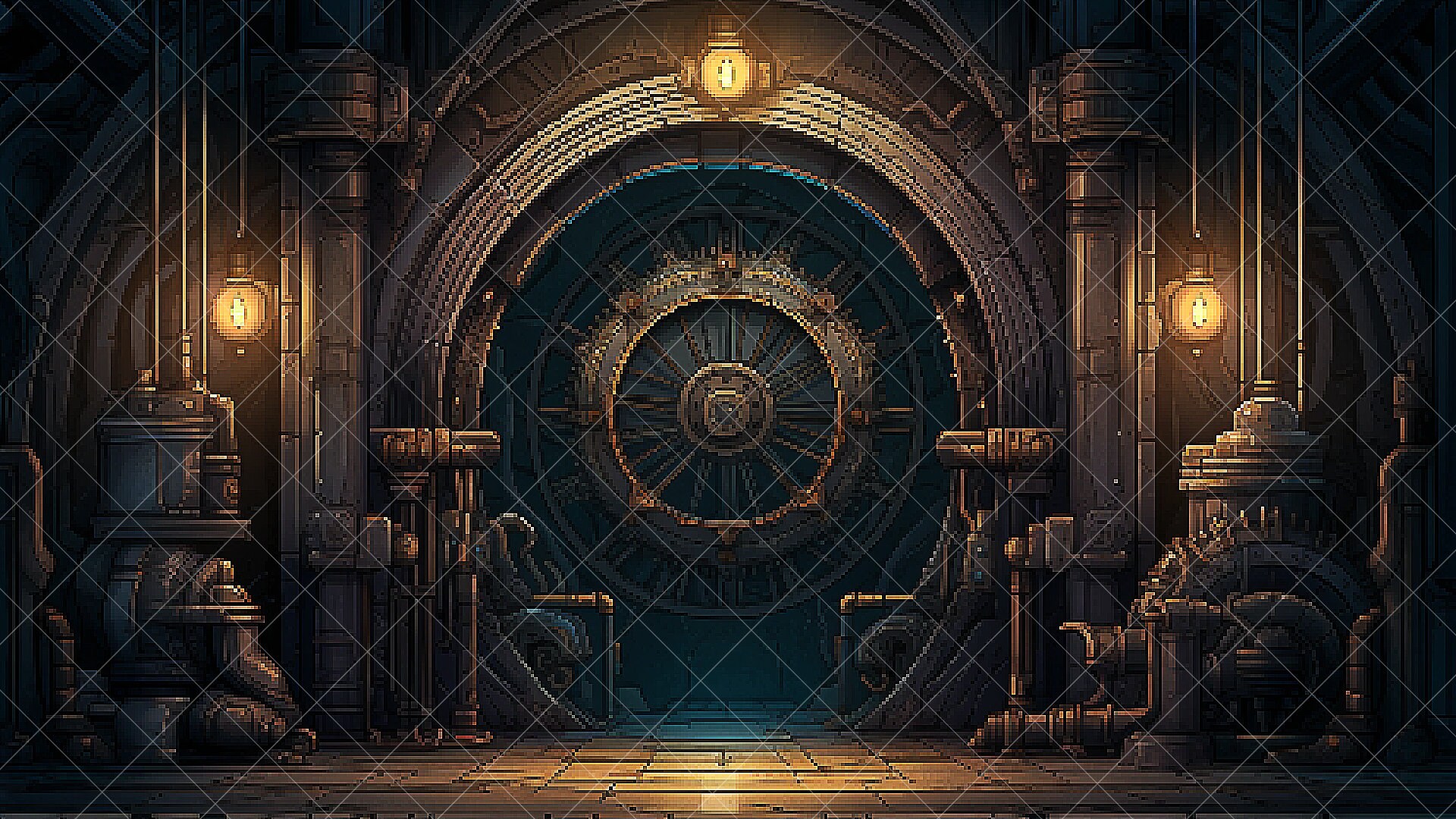 BACKGROUND - Pixel Portal 1 in 2D Assets - UE Marketplace