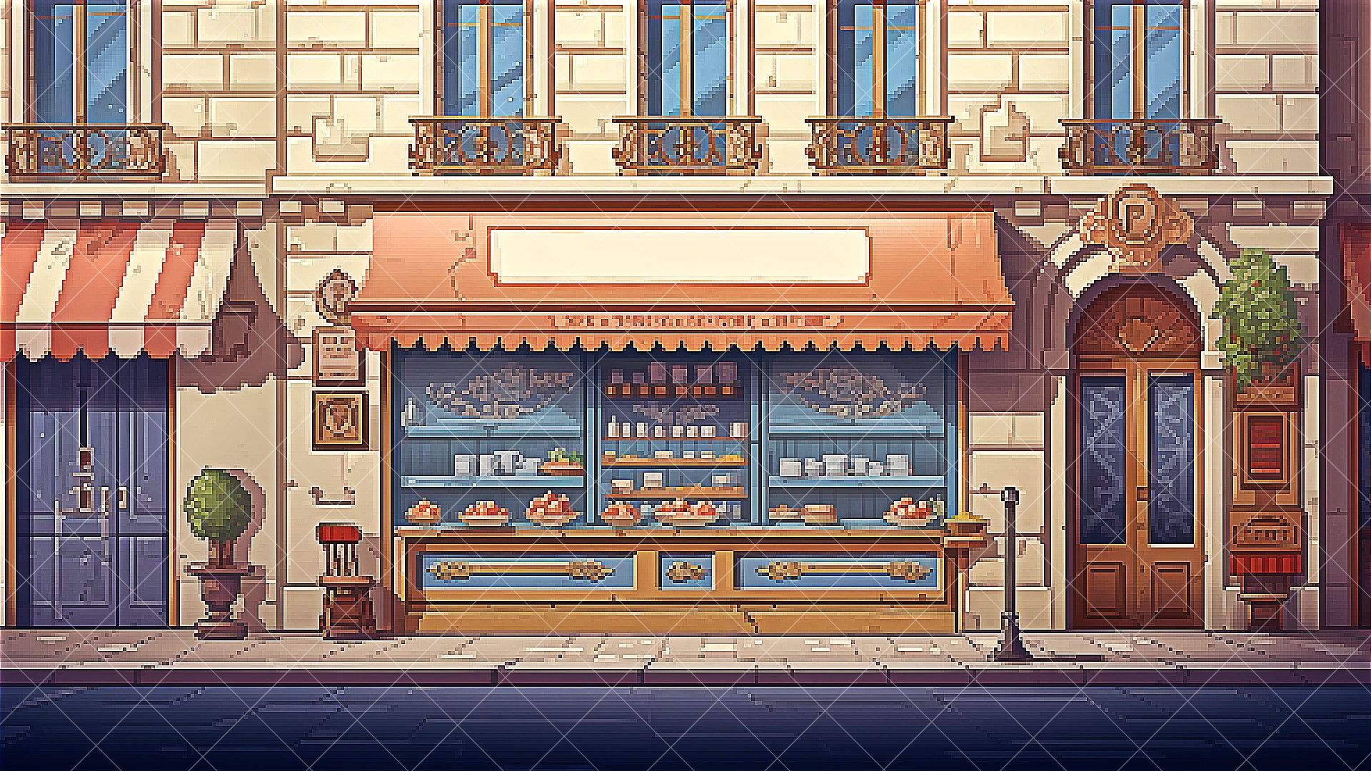 BACKGROUND - Pixel Cafe 1 in 2D Assets - UE Marketplace